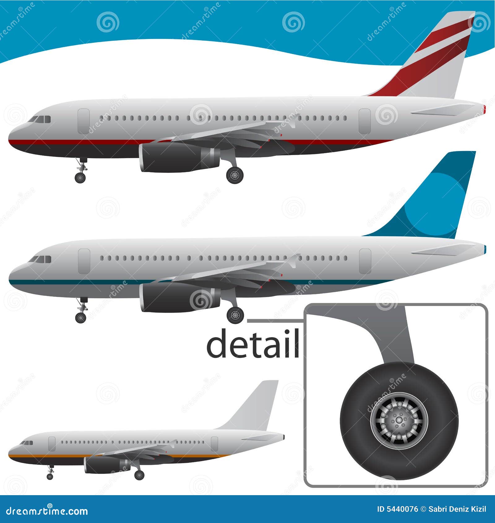 Airplane vector stock vector. Illustration of container - 5440076