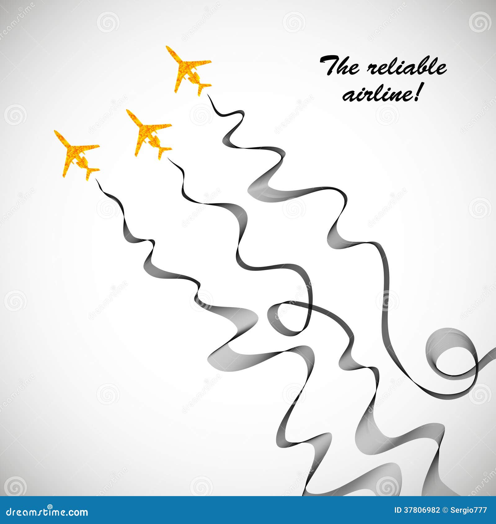 Airplane, Vector Abstract Background Stock Vector - Illustration of ...