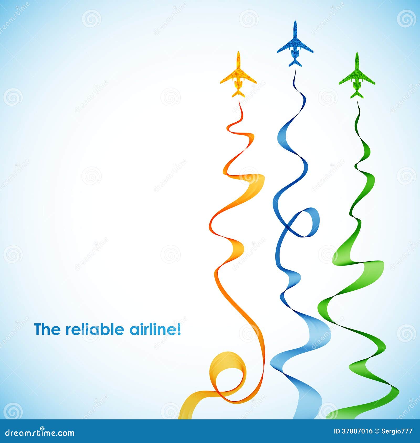 Airplane, Vector Abstract Background Stock Vector - Illustration of ...