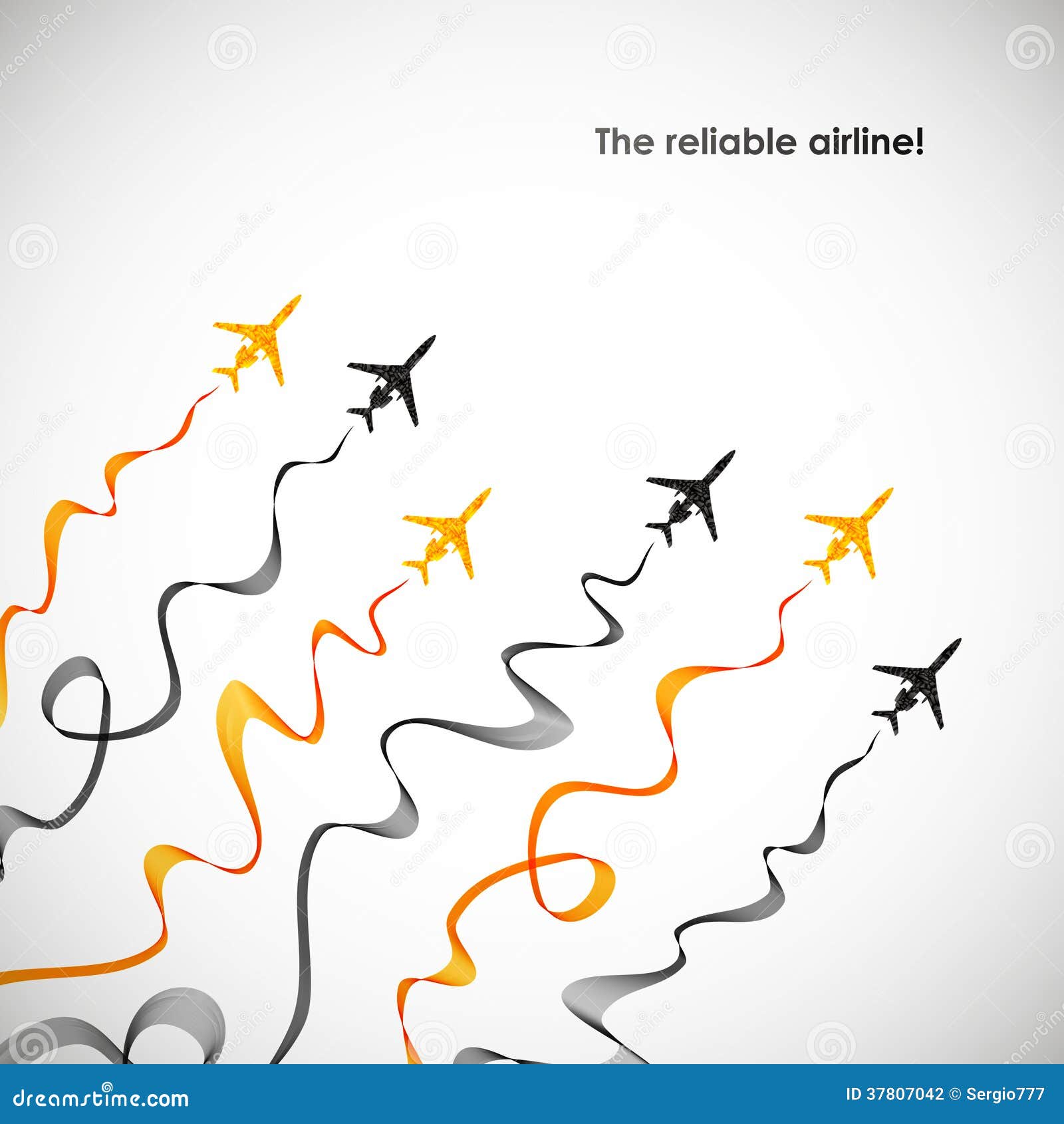 Airplane, Vector Abstract Background Stock Vector - Illustration of ...
