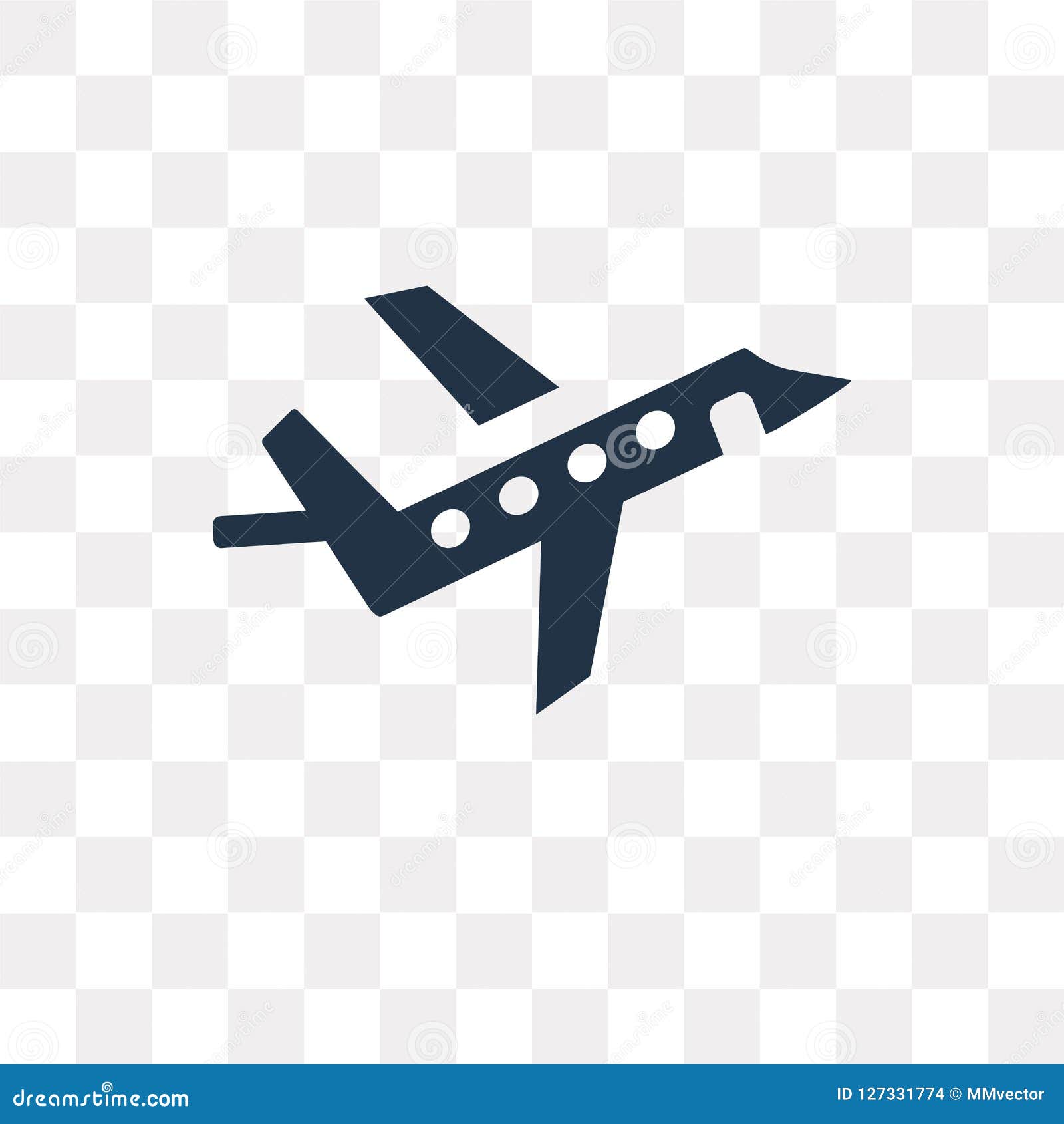 Airplane Vector Icon Isolated on Transparent Background, Airplane ...