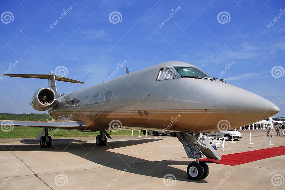 Airplane for vip flights stock photo. Image of executive - 4741448