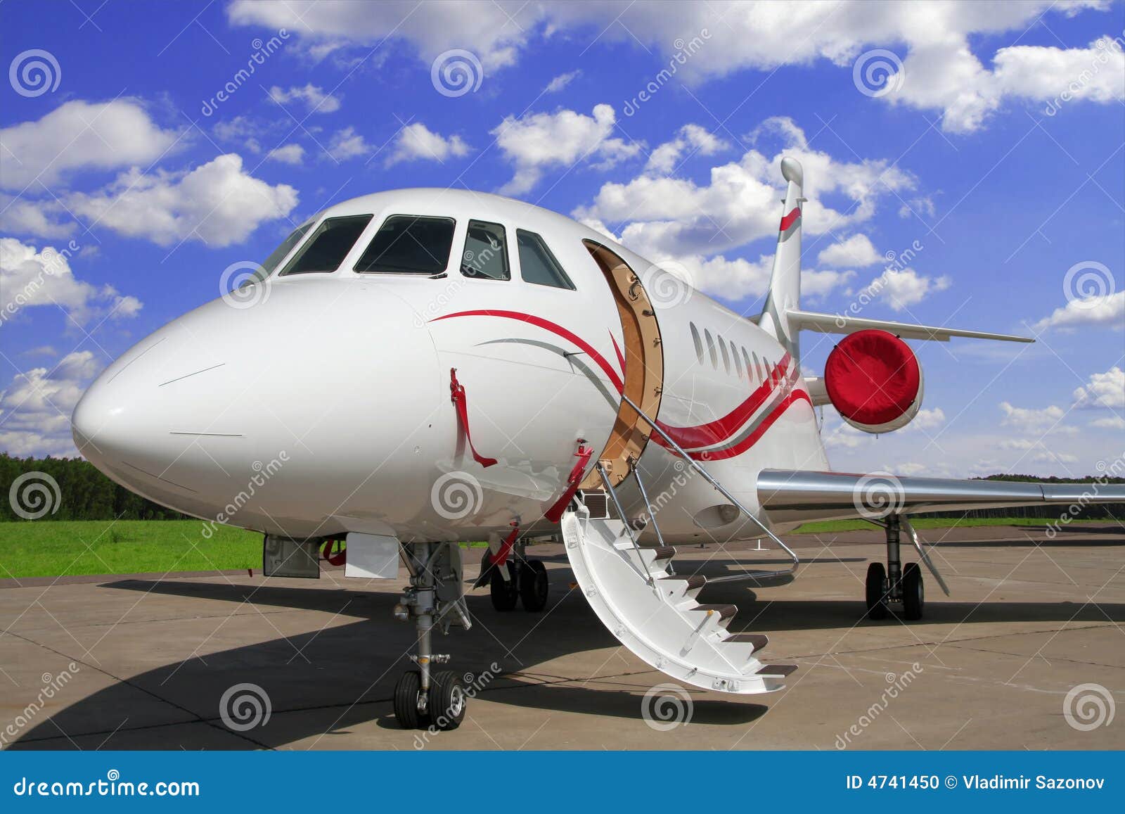 Airplane for vip flights stock photo. Image of cockpit - 4741450