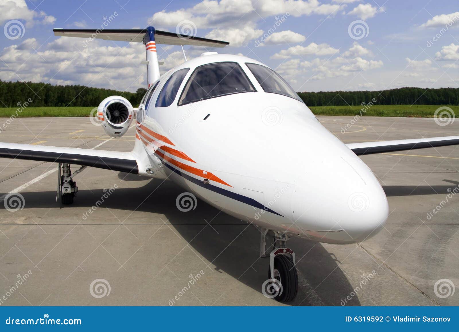 Airplane for vip flights stock photo. Image of technology - 6319592