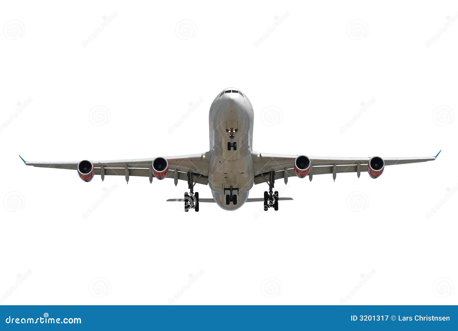 Airplane on White Background Stock Image - Image of gear, bright: 3201317