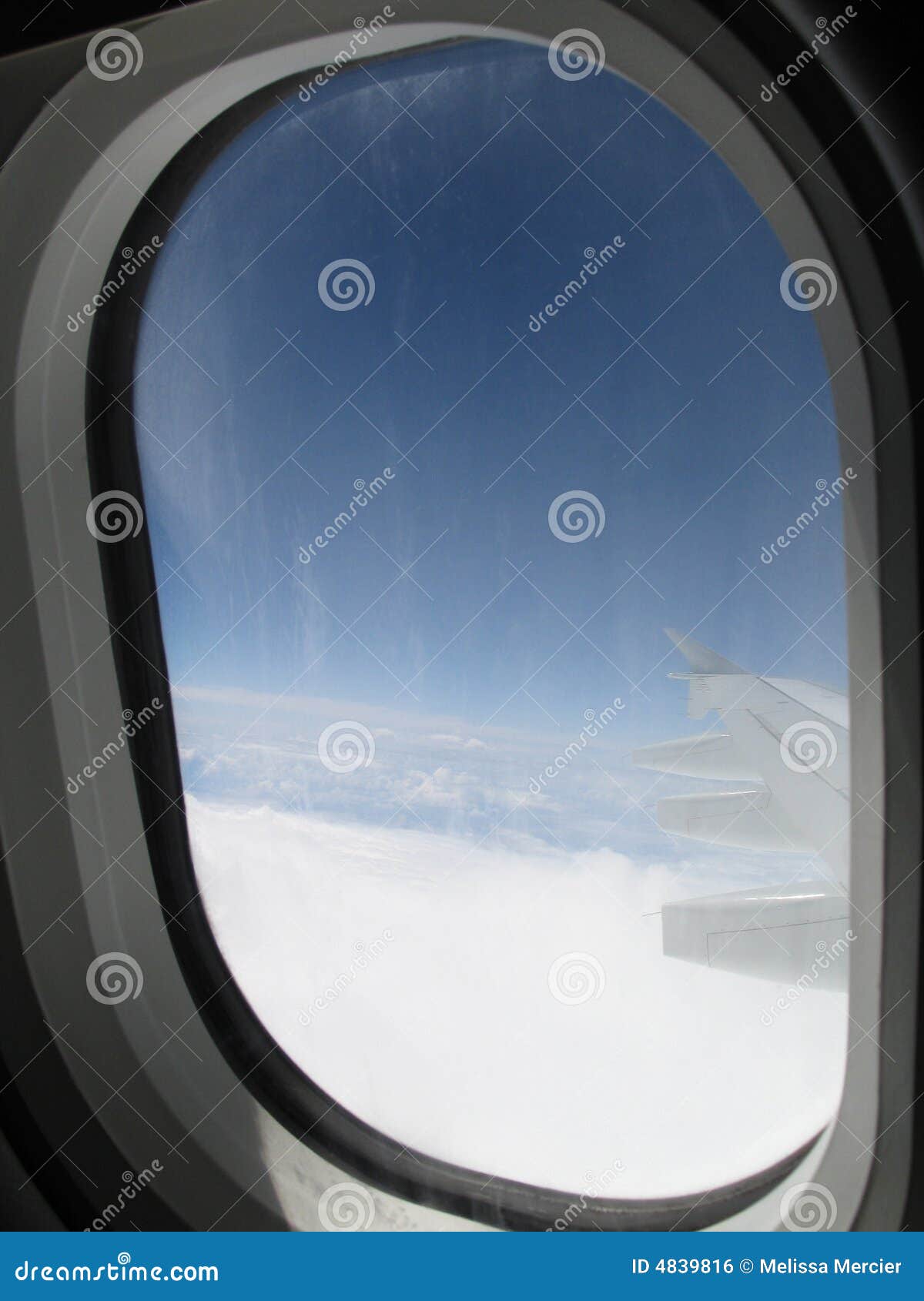 Airplane Window Picture. Image: 4839816