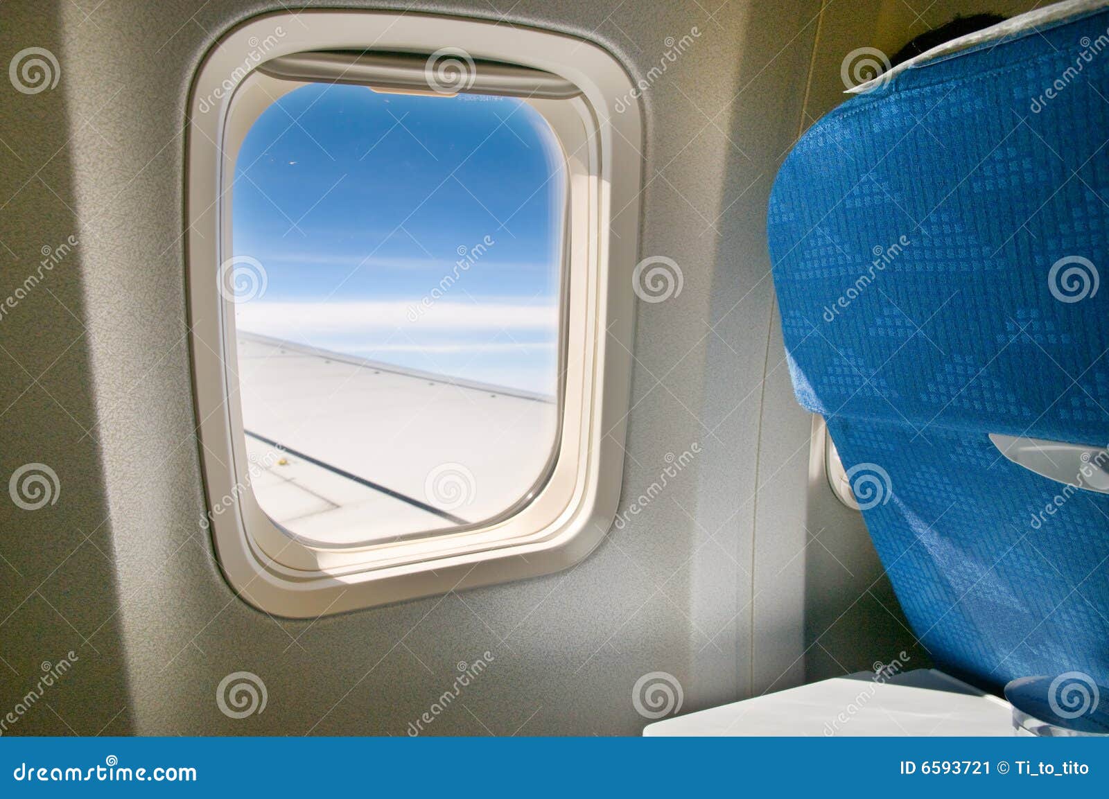 Airplane Window Inside Airplane Royalty-Free Stock Photography ...