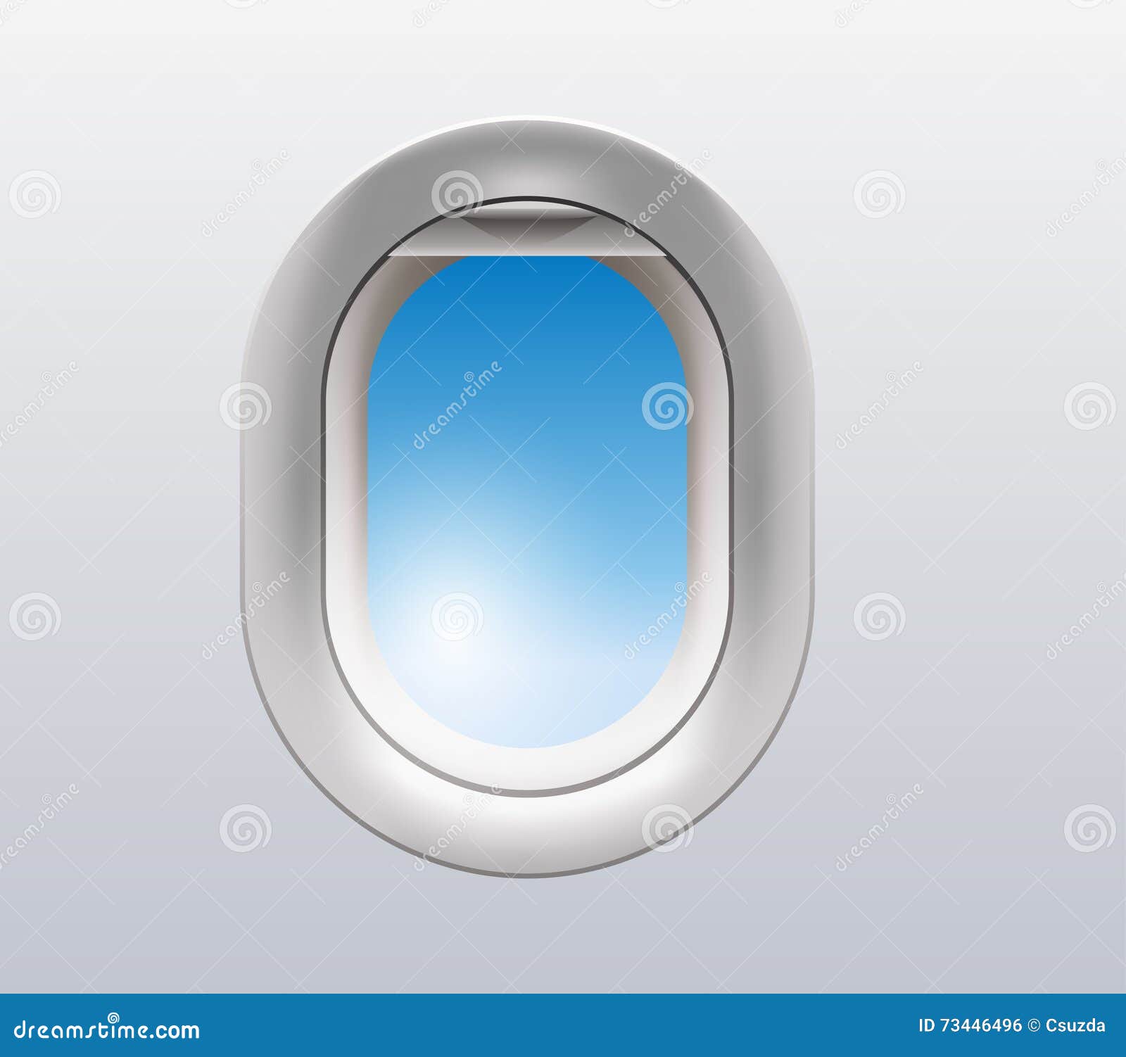 Airplane Window Illustration | CartoonDealer.com #73446496