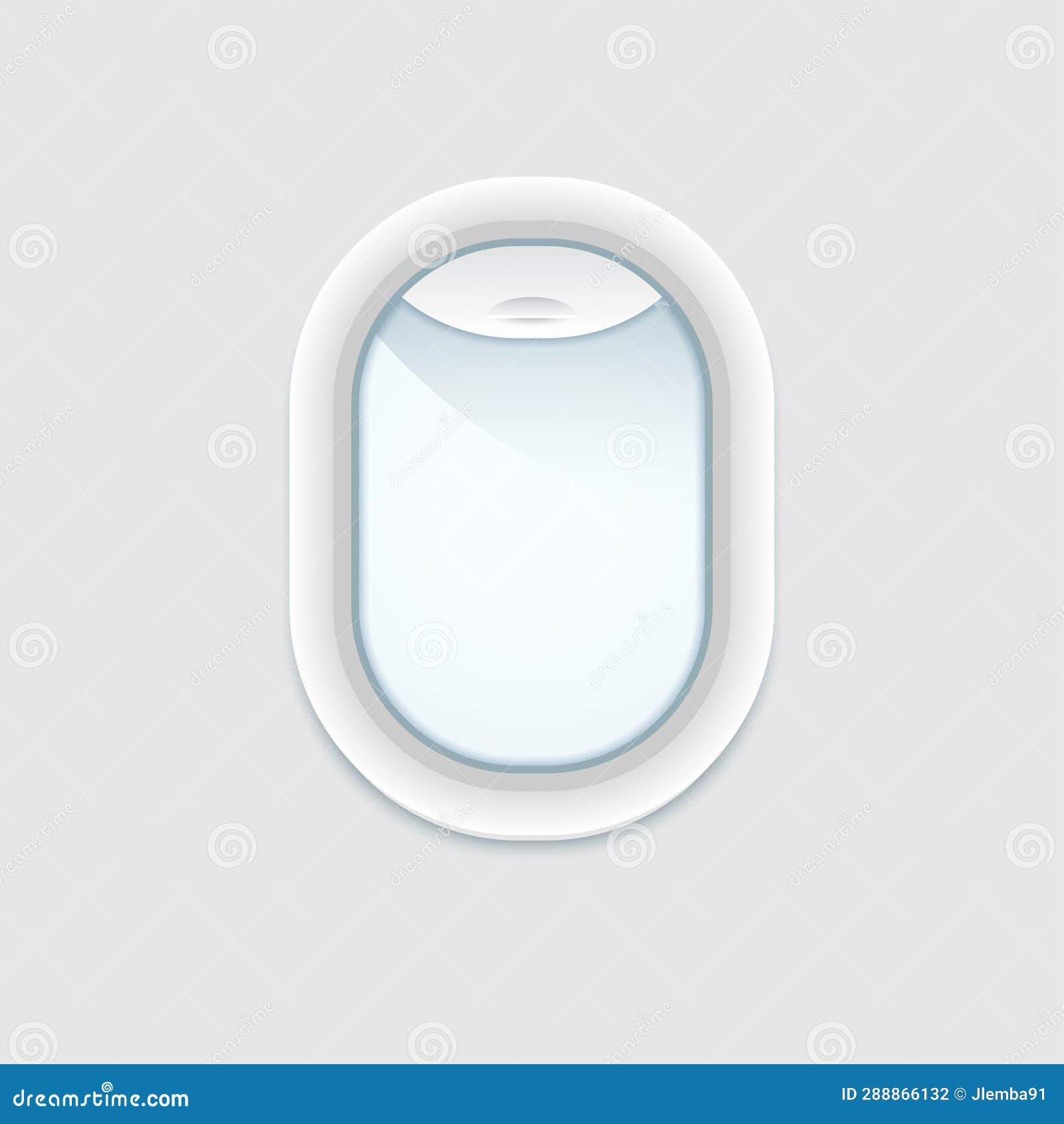 Airplane Window Inside View. Stock Illustration - Illustration of frame ...