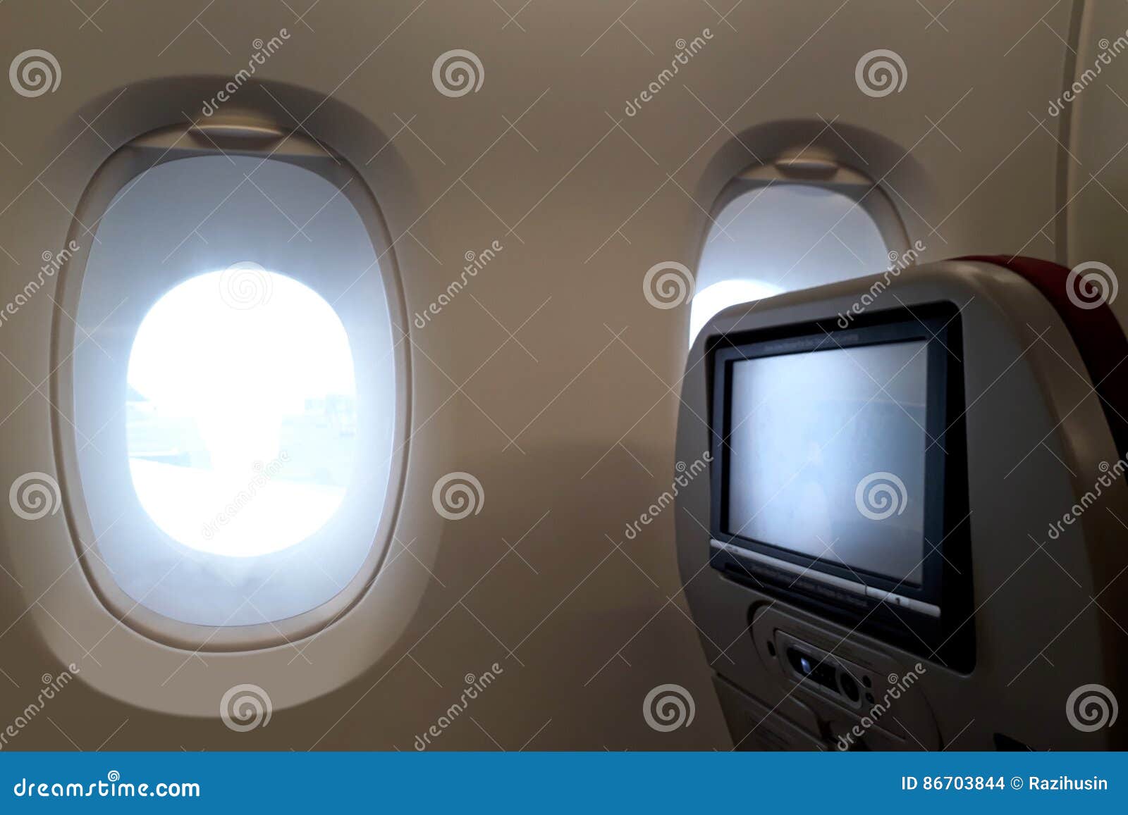Airplane window seats view stock photo. Image of light - 86703844