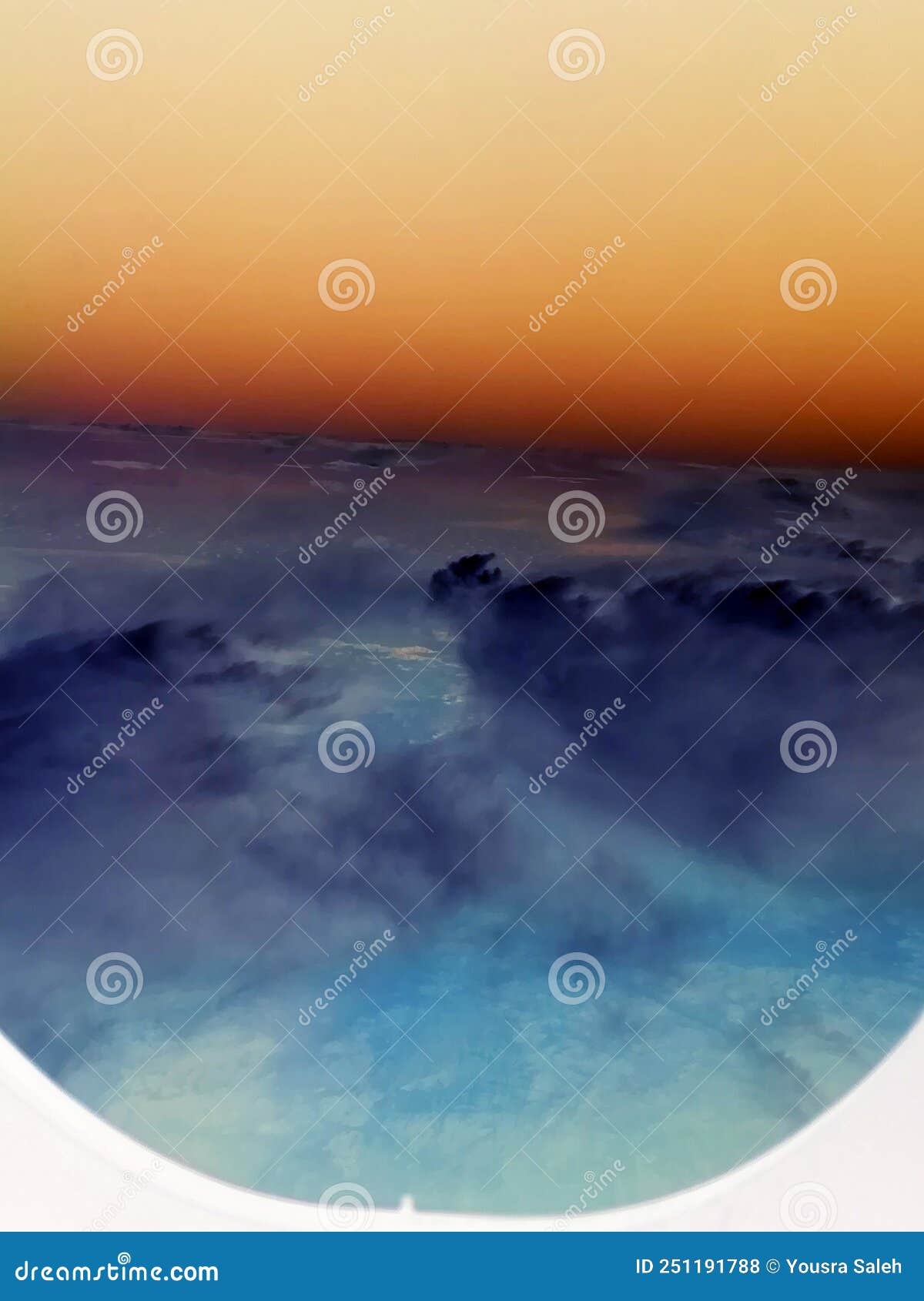 Airplane Window stock photo. Image of colors, inverted - 251191788