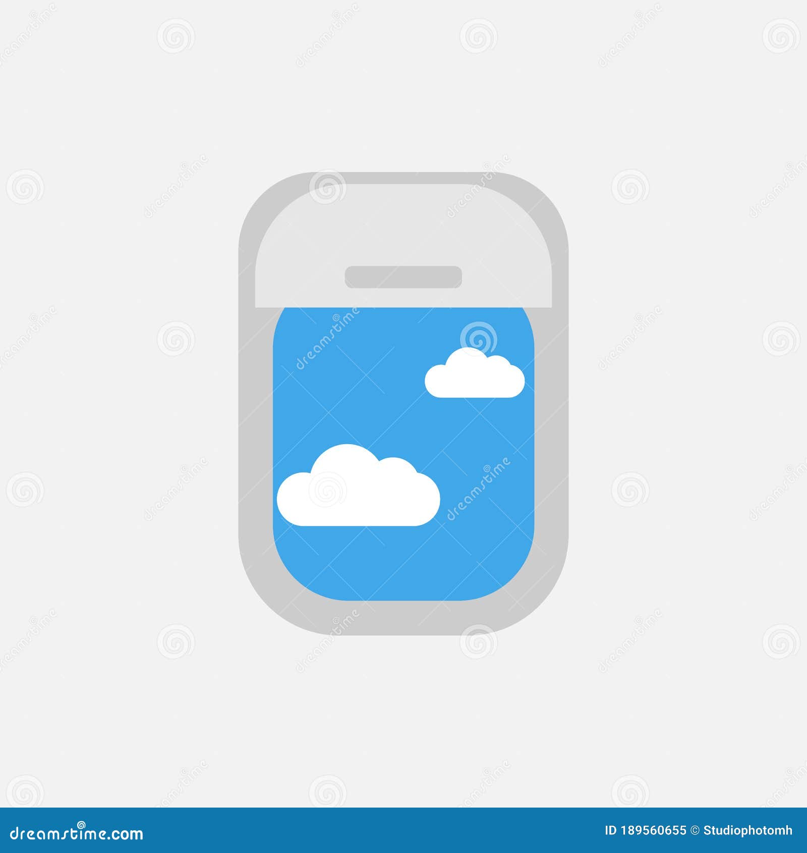 Airplane Window. Vector Simple Modern Icon Design Illustration Stock ...