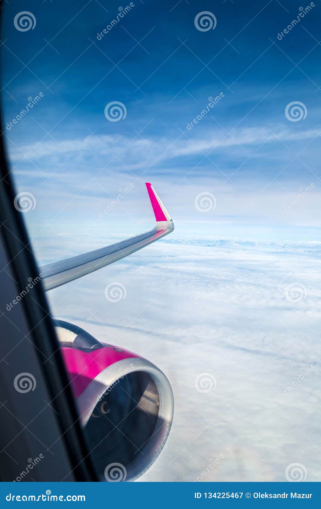 Airplane window view stock image. Image of aviation - 134225467