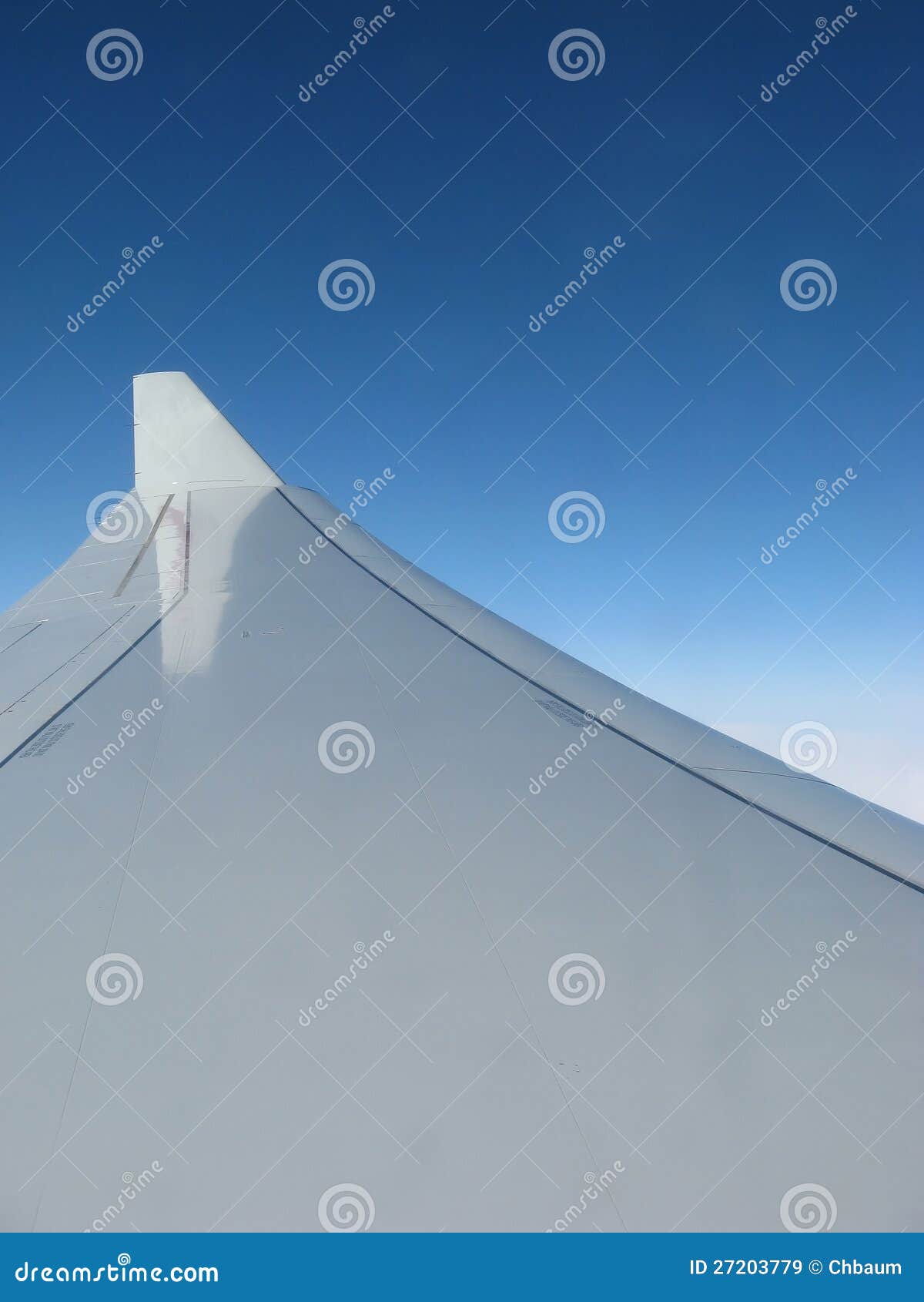 Airplane wing stock image. Image of plane, space, blue - 27203779