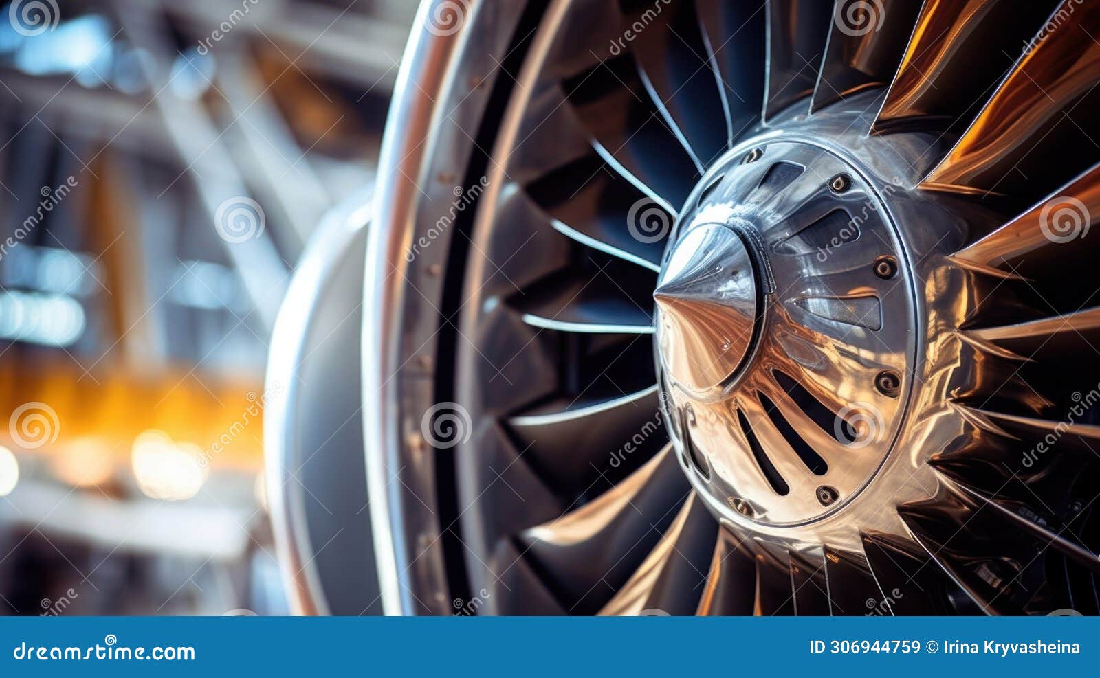 Airplane Wing and Engine, Highlighting the Intricate Details and Design ...