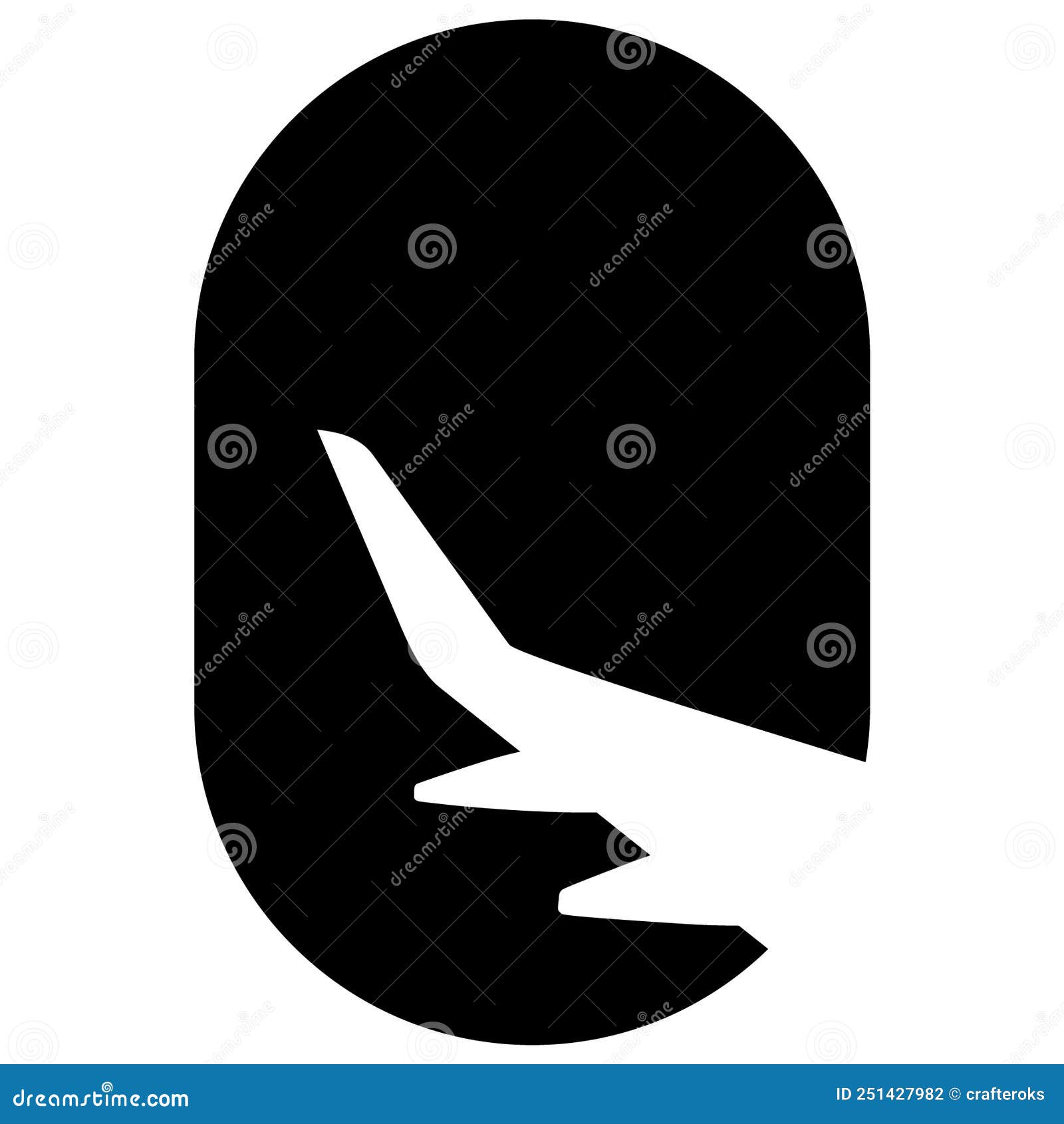 Airplane Wing EPS Vector File Stock Vector - Illustration of cabin ...