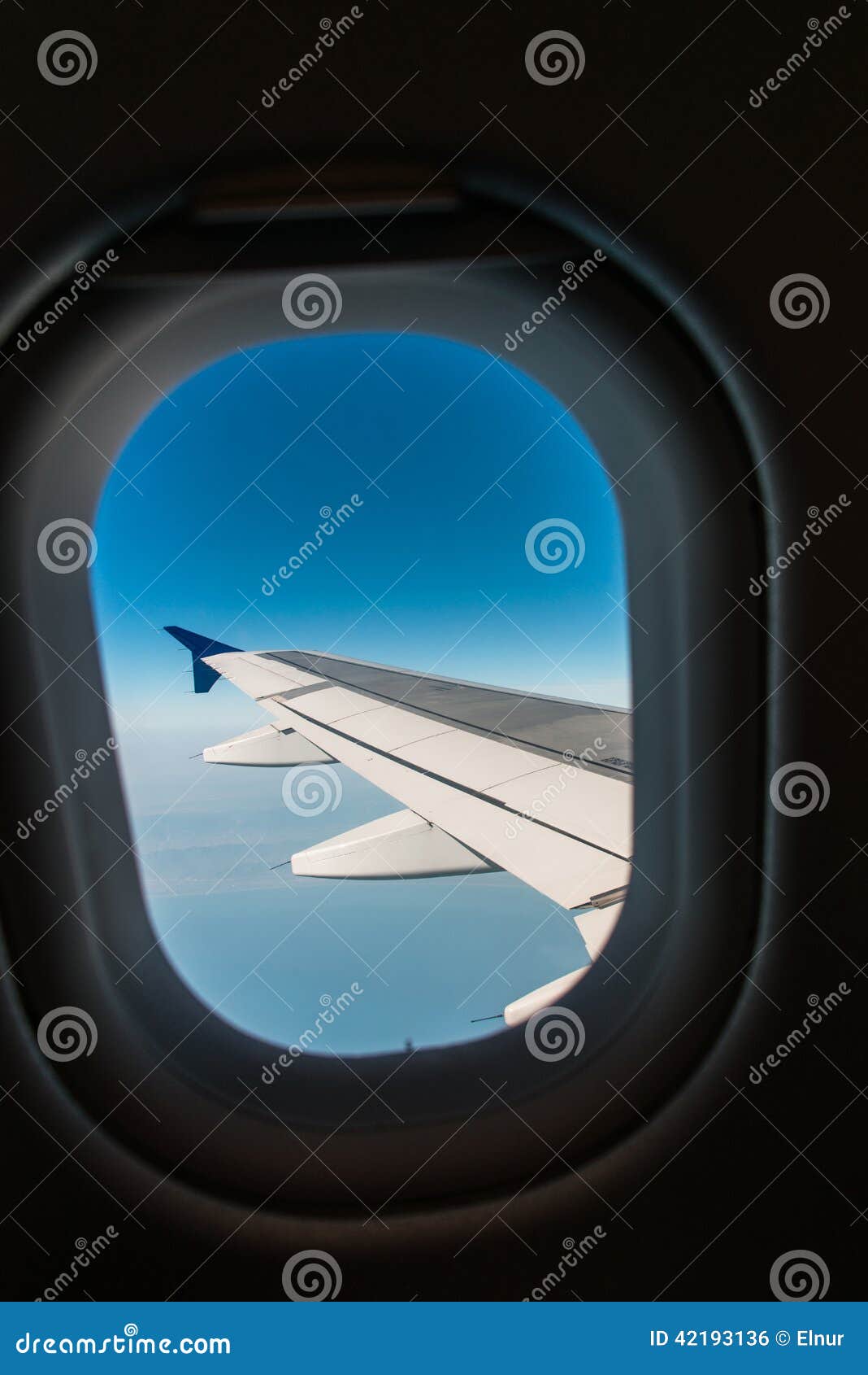 Airplane wing out stock photo. Image of aerospace, airplane - 42193136