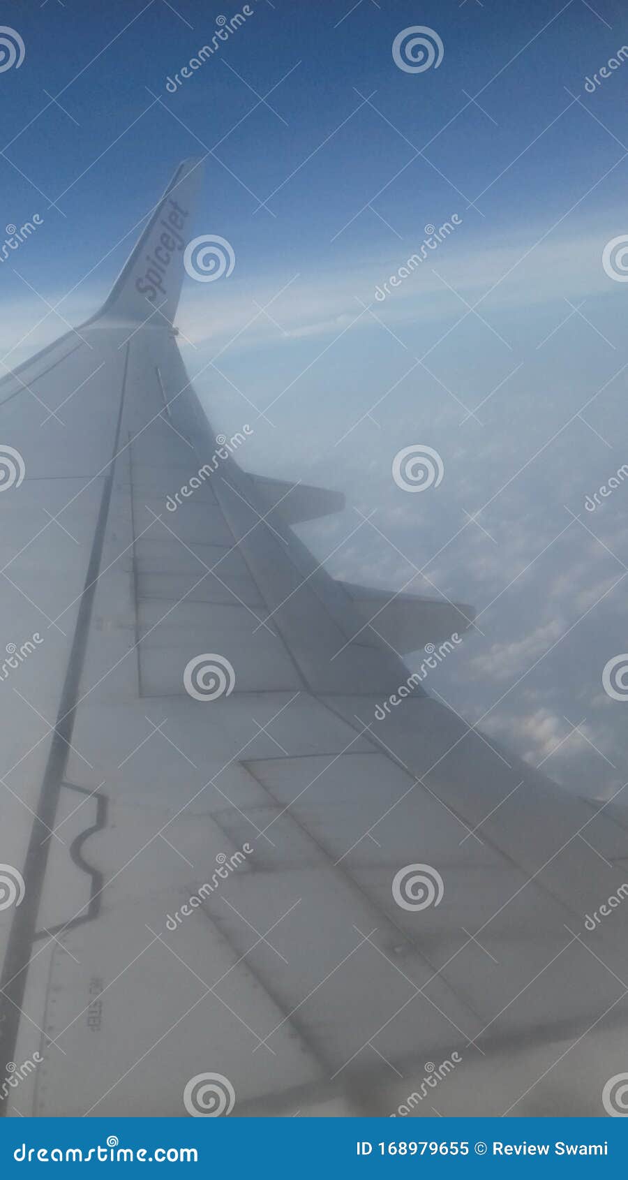 Airplane Wing View from Inside Editorial Image - Image of wing ...