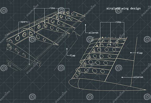 Airplane wings drawings stock vector. Illustration of contour - 169202863