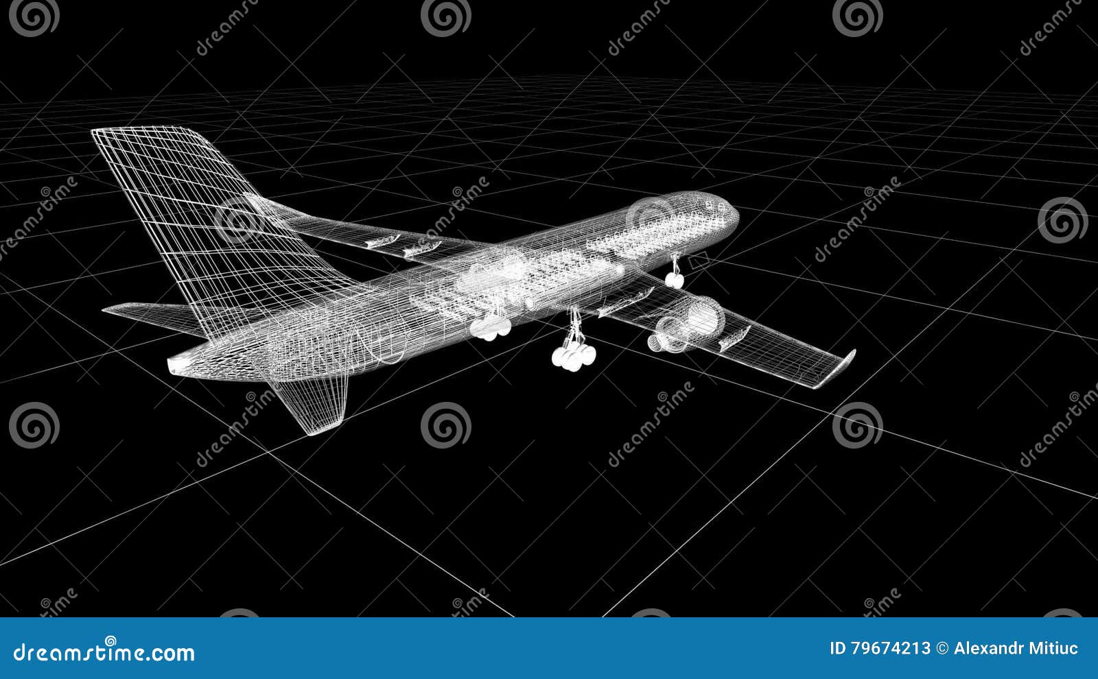 Airplane Wire Model , Isolated on White Stock Video - Video of pattern ...