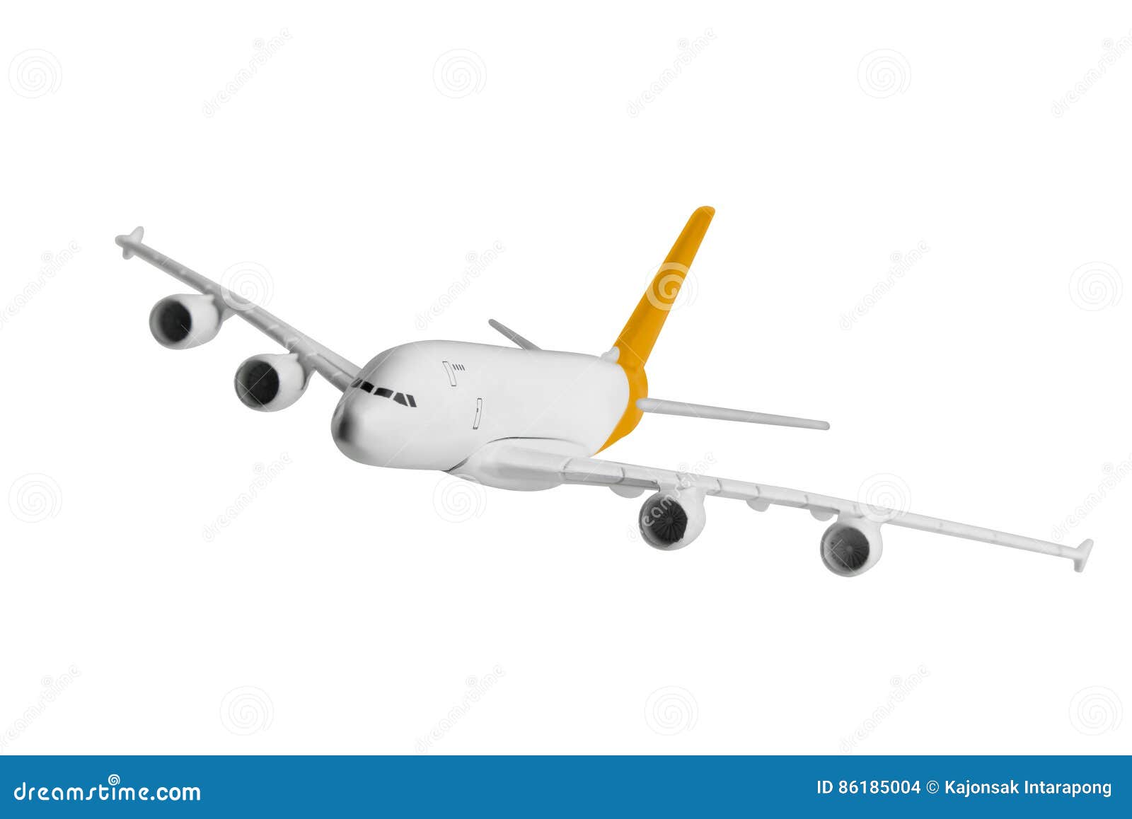Airplane with Yellow Color. Stock Photo - Image of service, aerospace ...