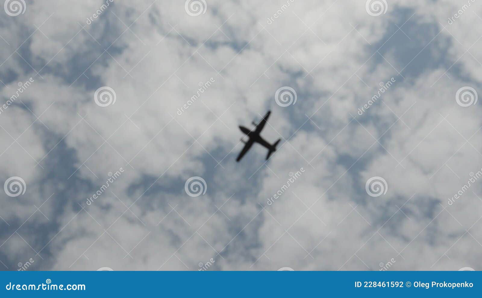 Airplanes are Flying at a Height in the Sky and Clouds Stock Footage ...