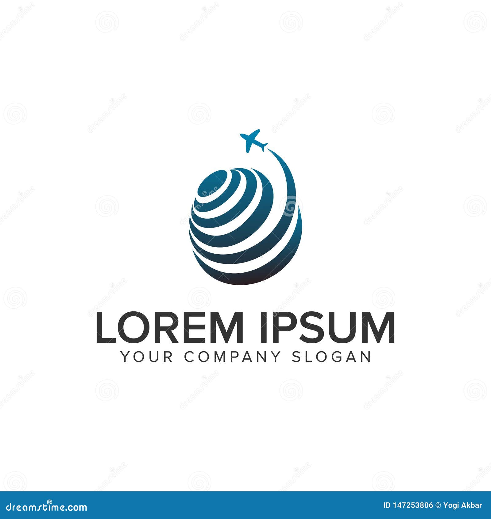 Airplanes Flying Logo Design Concept Template Stock Vector ...