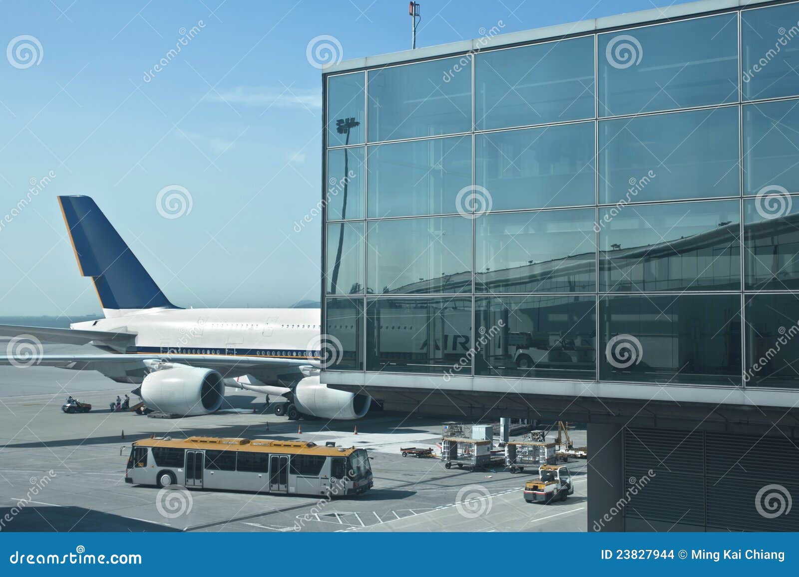 Airplanes loading stock photo. Image of flight, airplane - 23827944