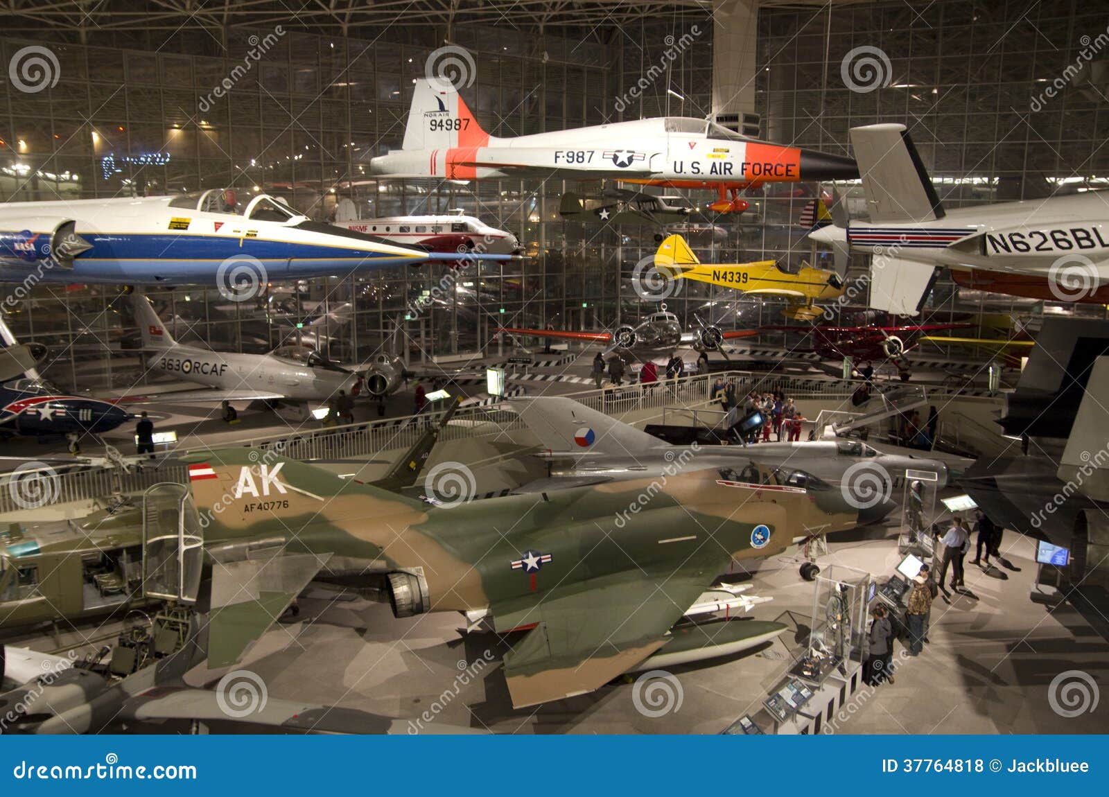 Airplanes in the Museum of Flight Editorial Stock Photo - Image of ...