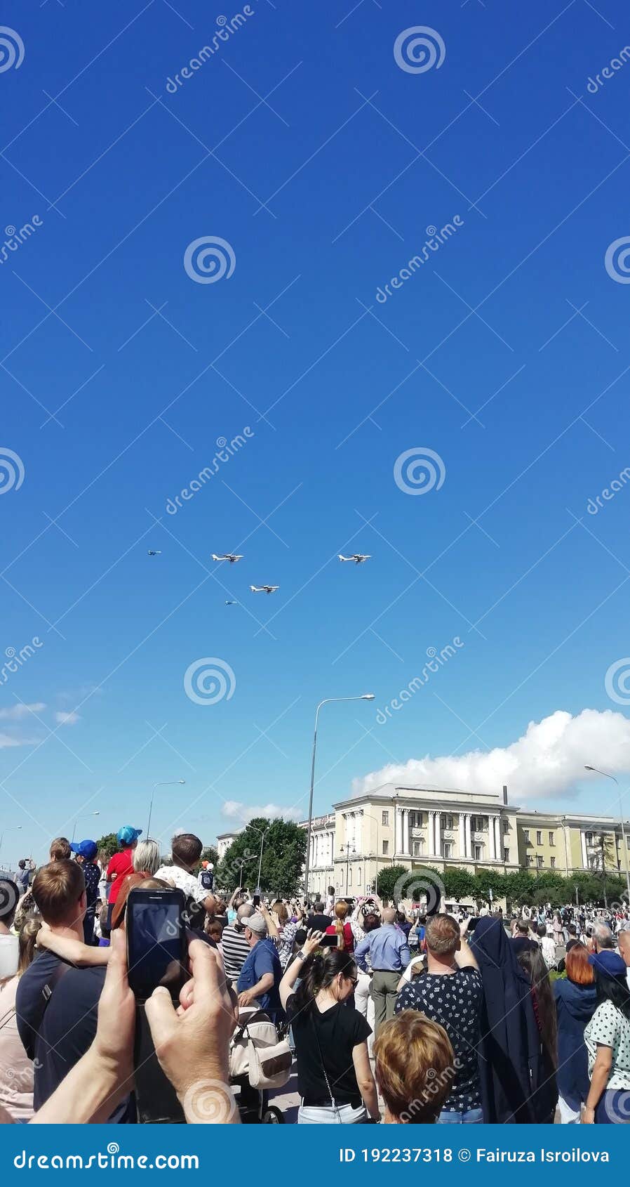 Parade Of Airplanes Stock Photography | CartoonDealer.com #54527450