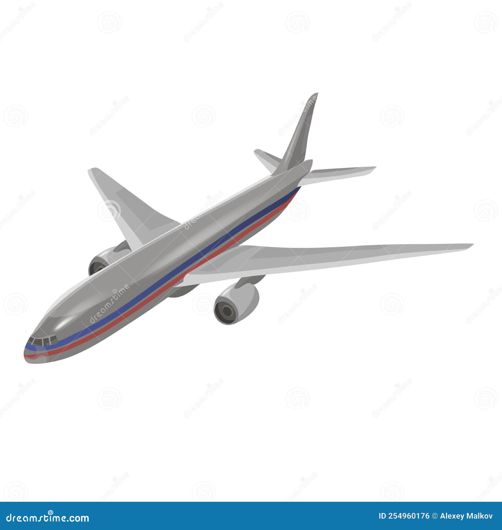 Airplanes Vector Image Design, Passenger Airplane. Transportation and ...