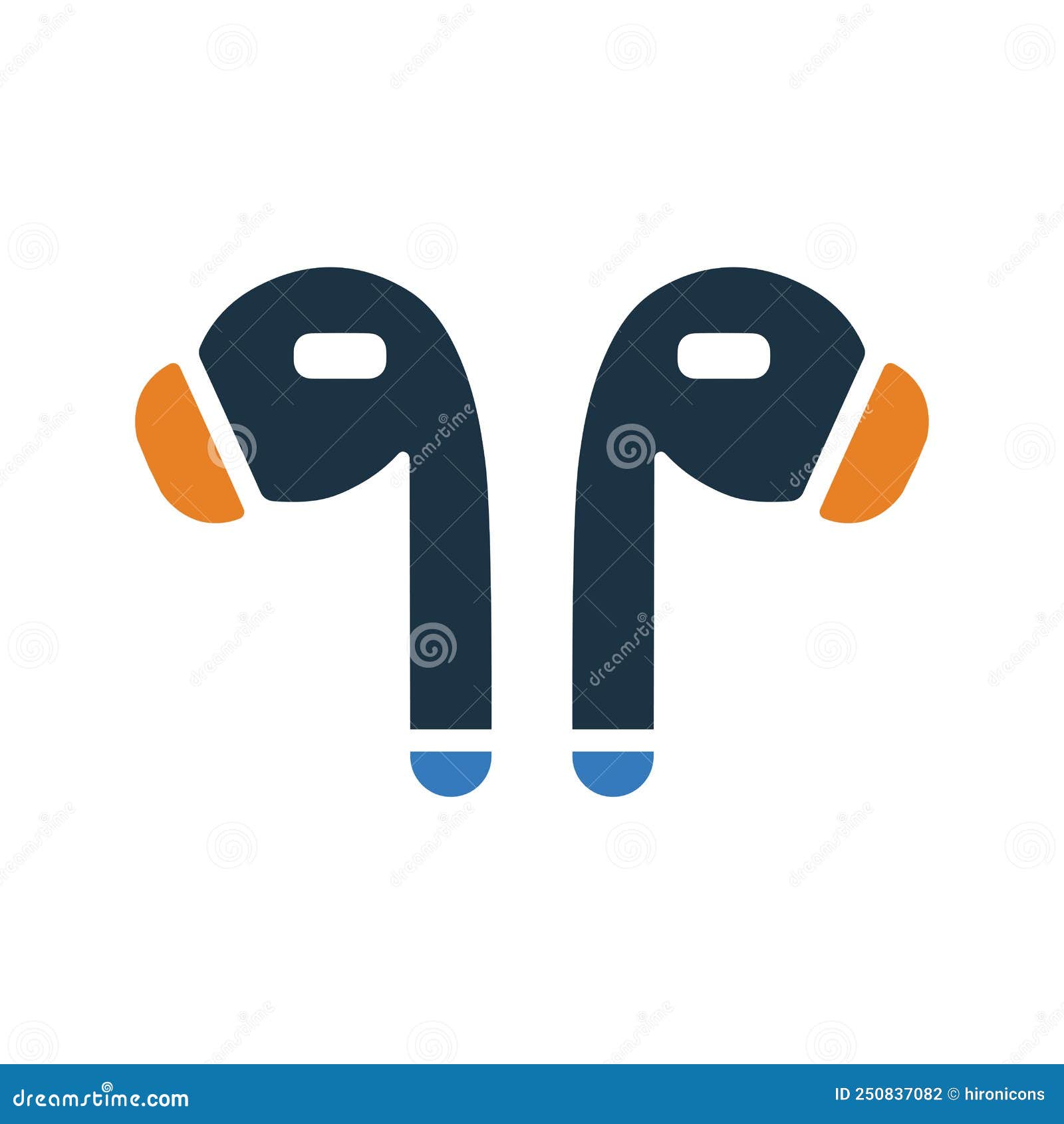 Airpod, Earbuds, Wireless Icon. Editable Vector Logo Stock Illustration ...
