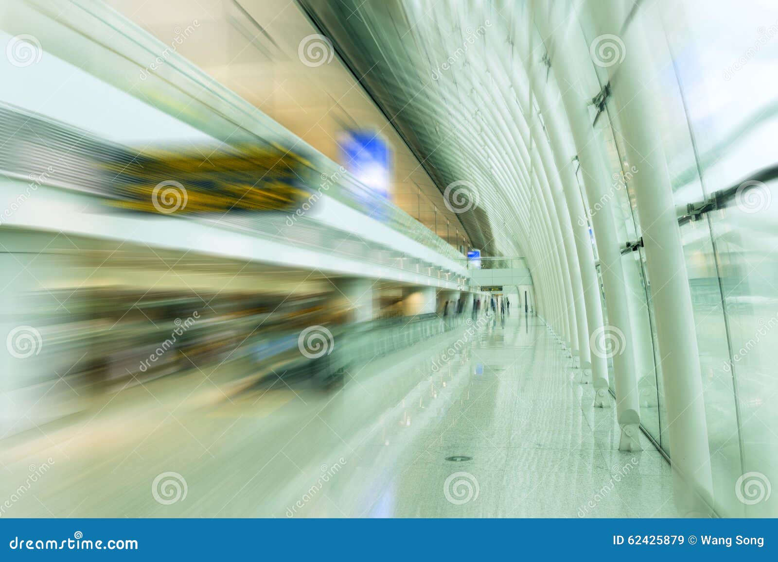 Airport aisle stock image. Image of hurry, windows, interior - 62425879