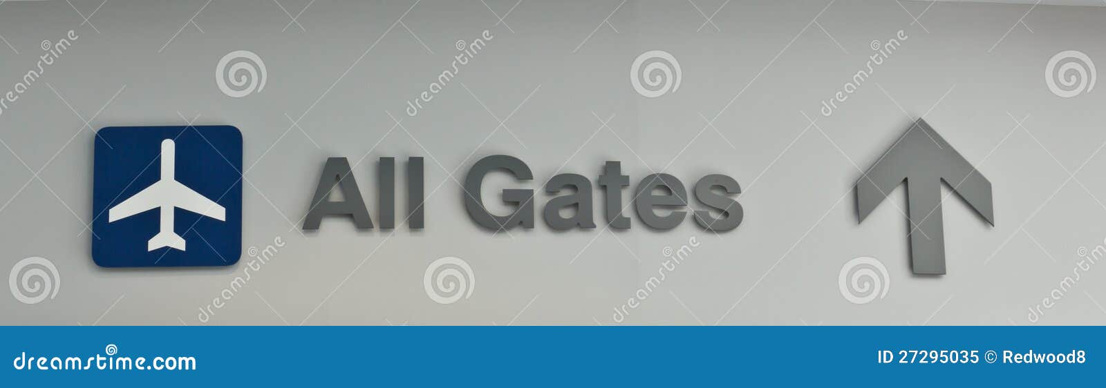 Airport All Gates Sign stock image. Image of gate, ticket - 27295035