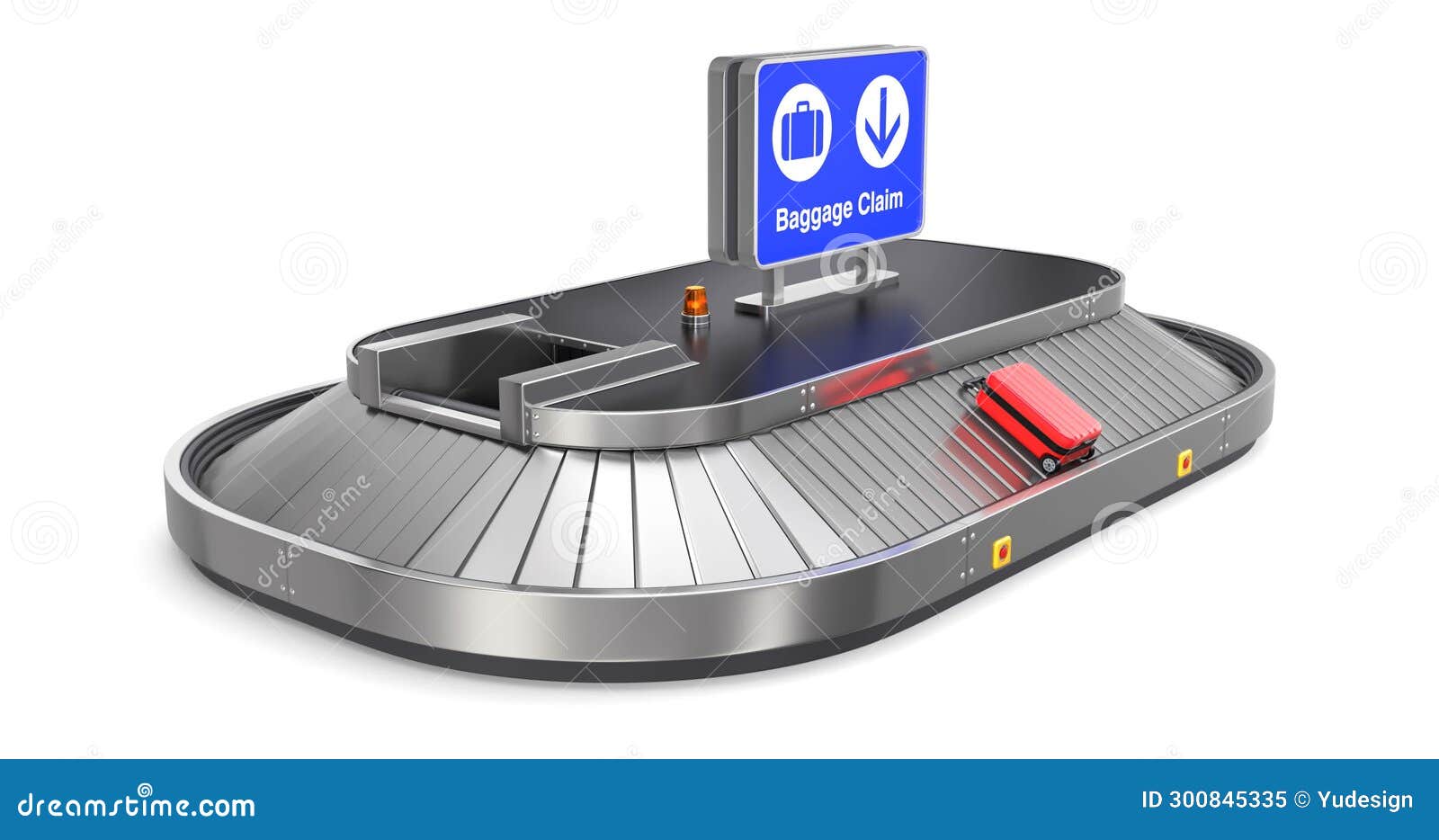 Airport Baggage Claim Transporter Animation Stock Video - Video of ...