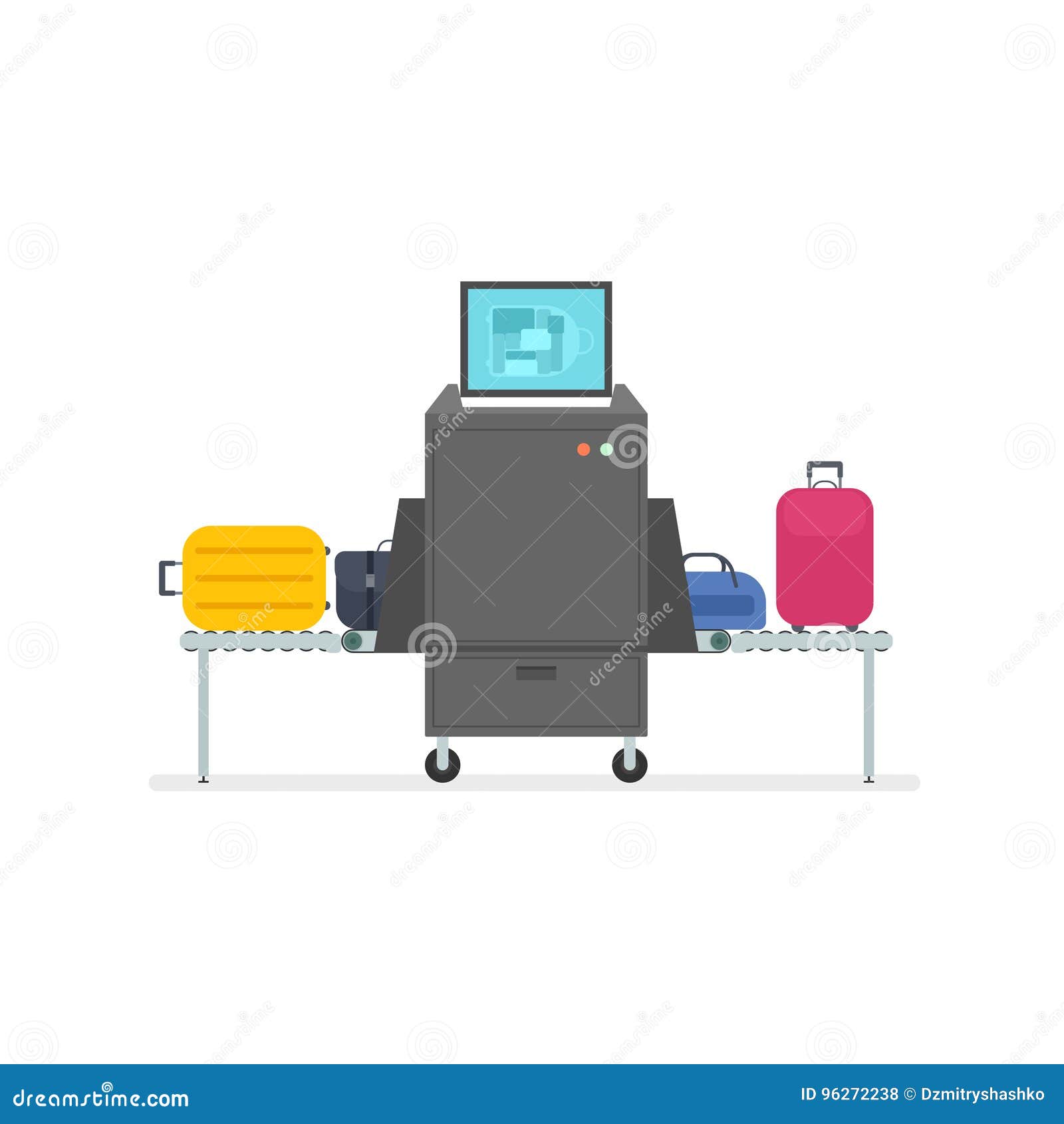 Airport Baggage Stock Illustration | CartoonDealer.com #58469167
