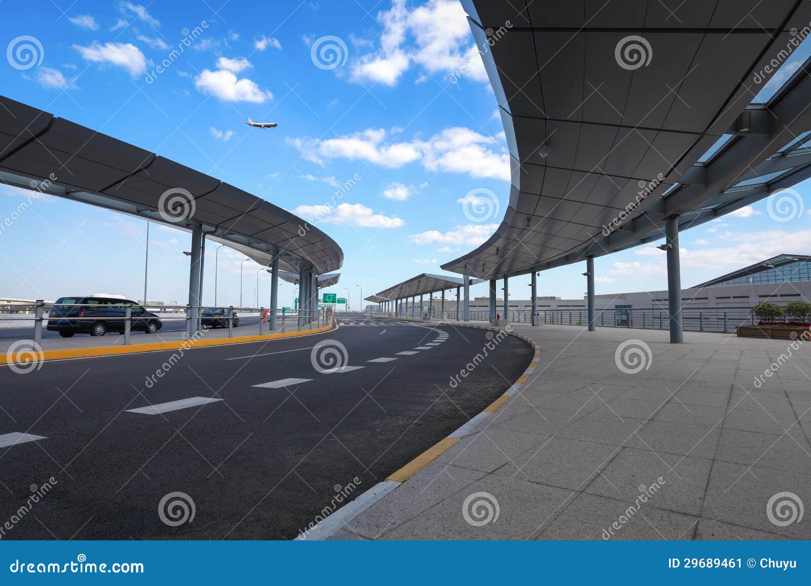 Airport bus stop stock image. Image of outdoor, shanghai - 29689461