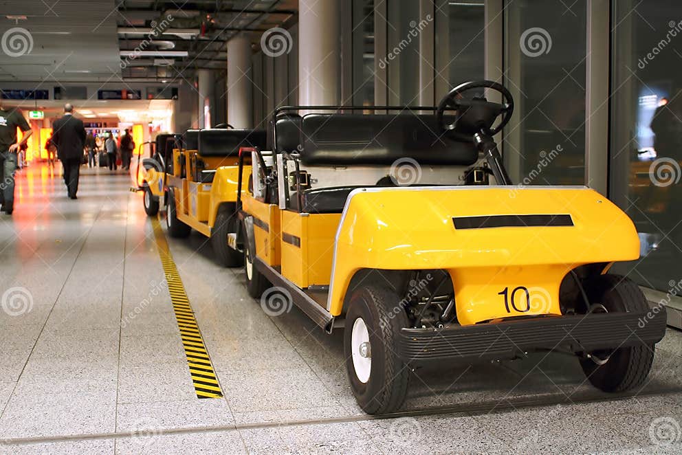 Airport caddy stock image. Image of transportation, germany - 1512147