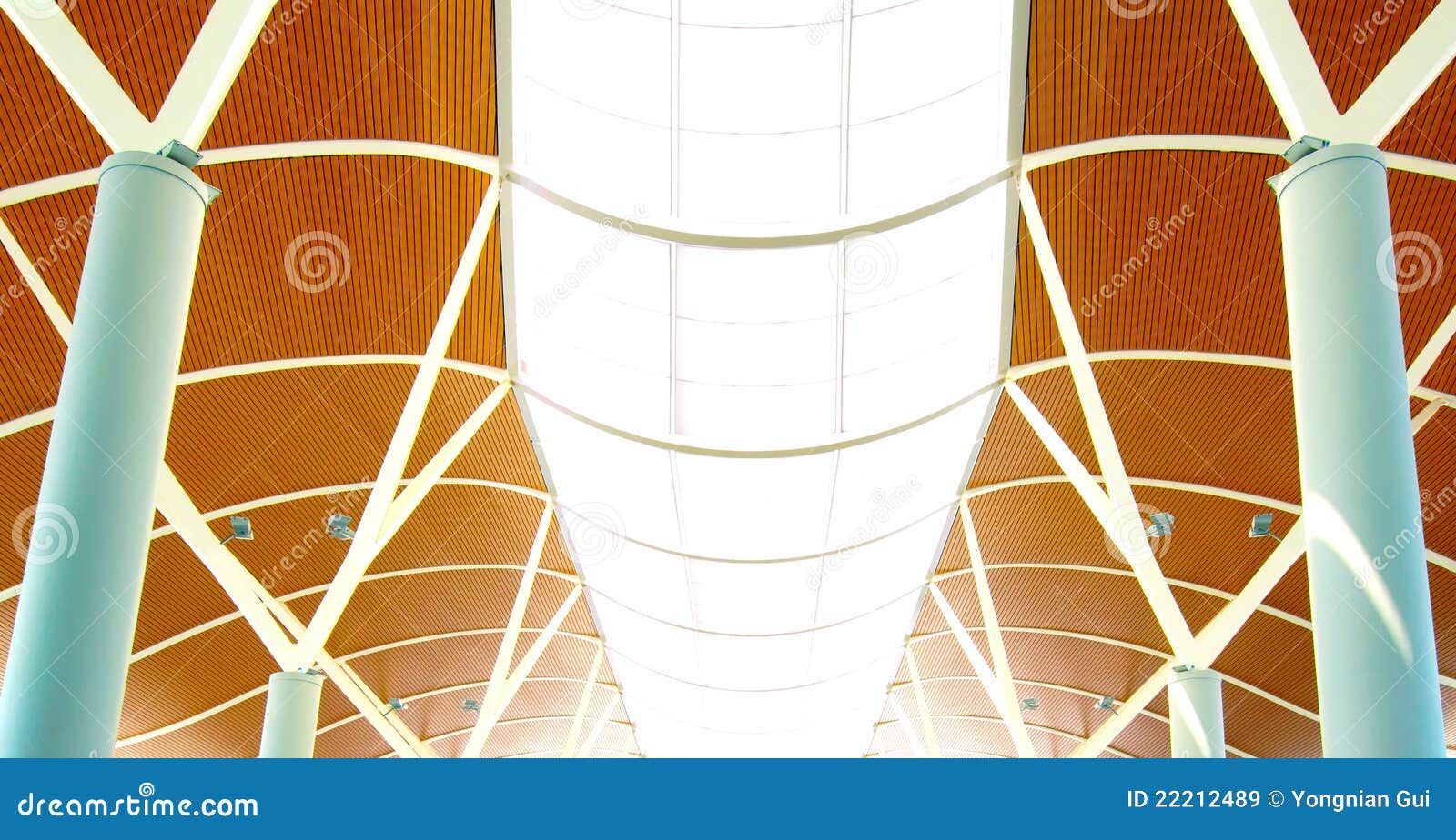 Airport ceiling stock image. Image of bright, interior - 22212489
