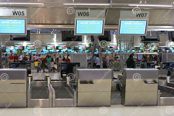 Airport Check-in stock image. Image of counter, airport - 3245721