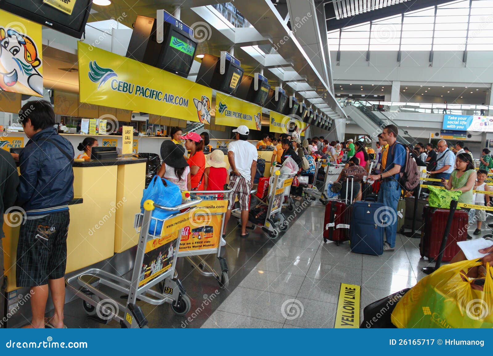 Airport Check-in Counters Manila, Philippines Editorial Photography ...