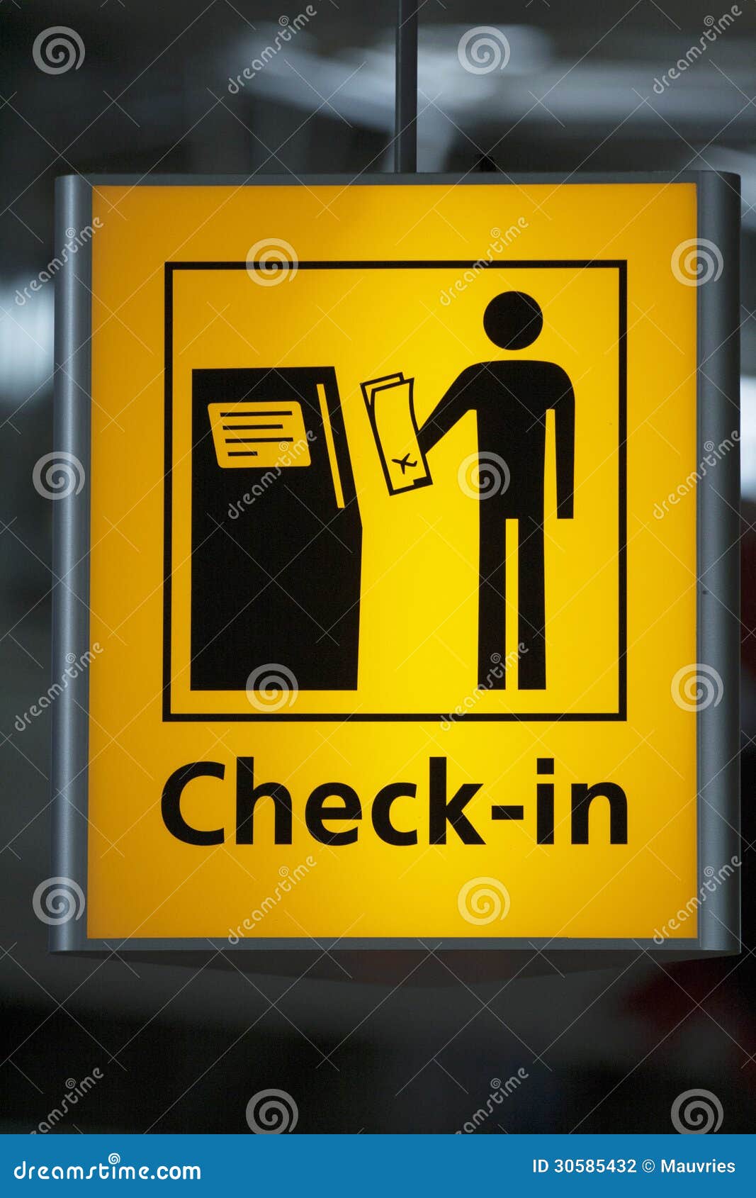 Airport Check in Information Stock Photo - Image of disembarking ...