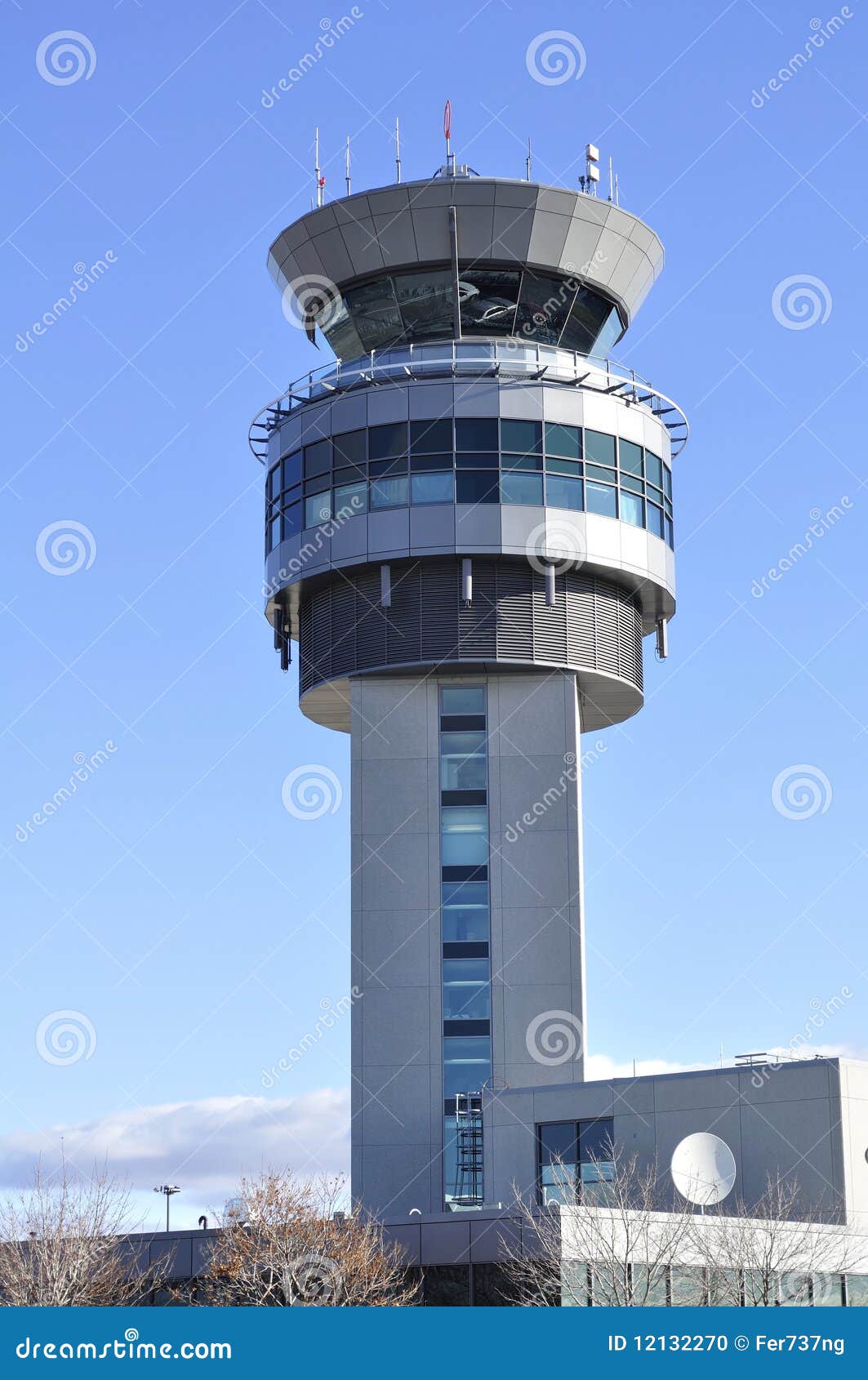 Airport Control Tower stock photo. Image of safety, communication ...