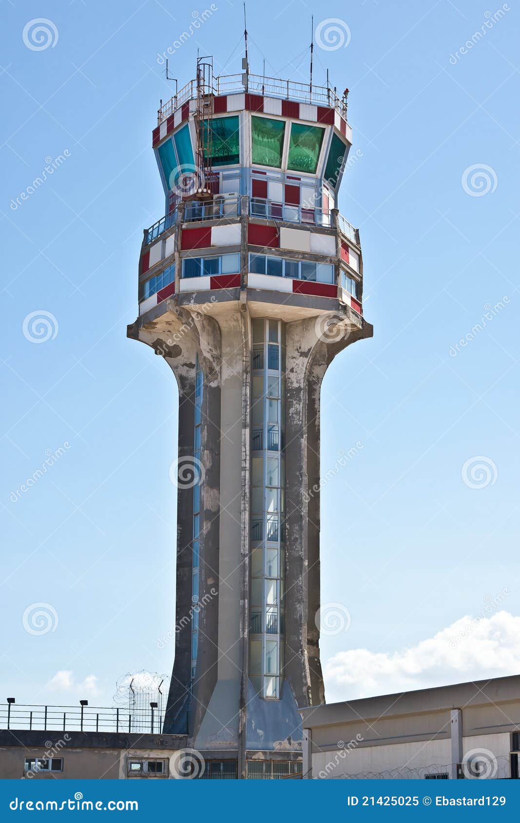 Airport Control Tower stock image. Image of aviation - 21425025