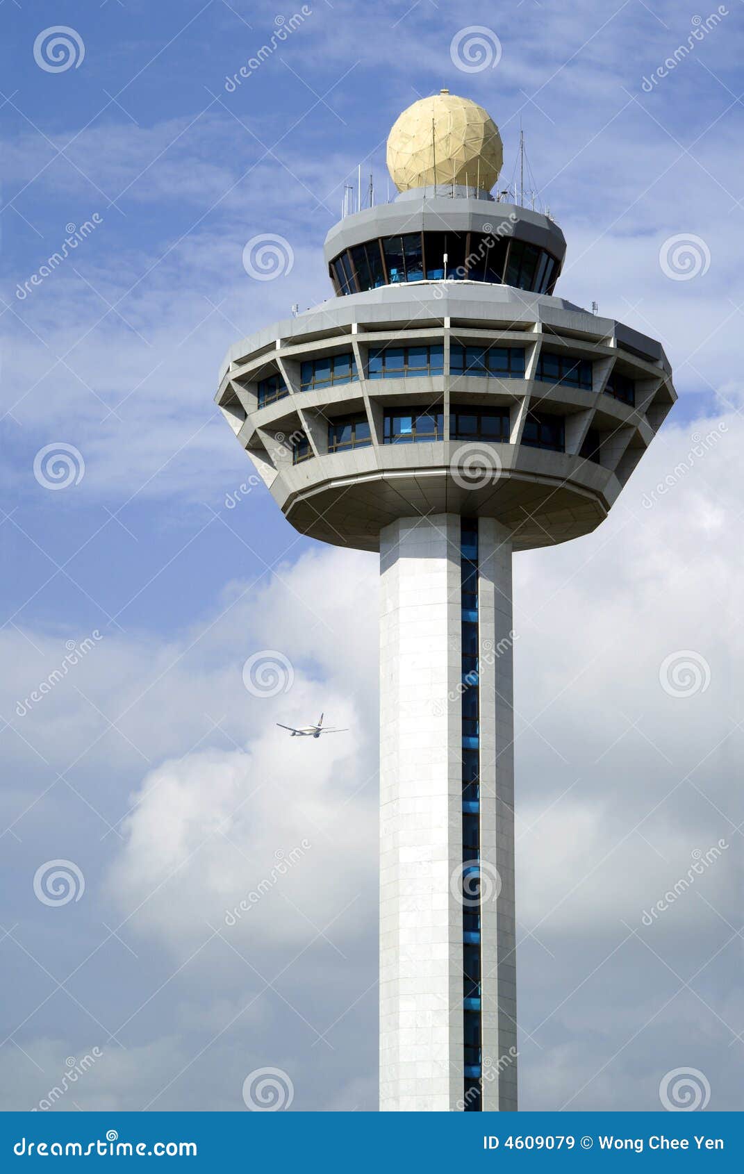 Airport control tower stock image. Image of background - 4609079