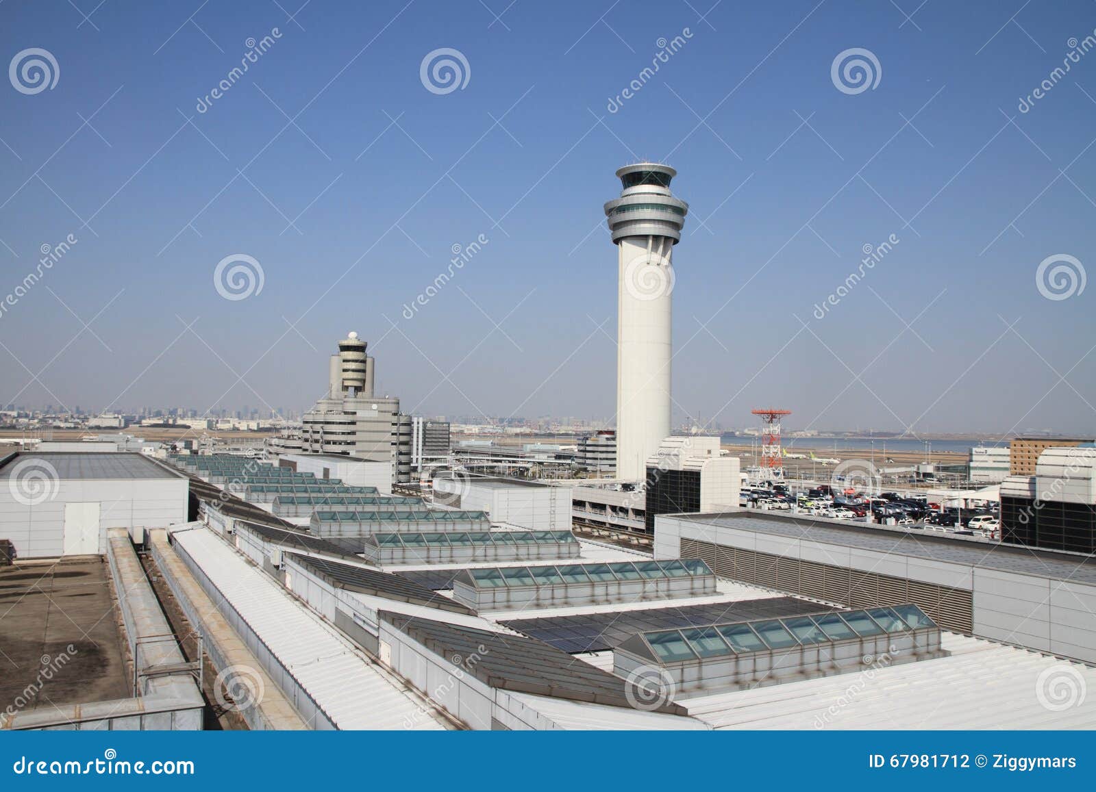 Airport control tower stock photo. Image of blue, tower - 67981712