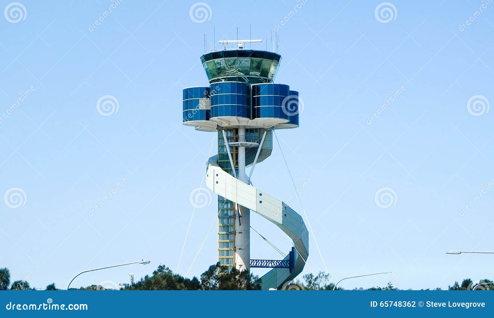 Airport Control Tower stock photo. Image of viewing, tower - 65748362