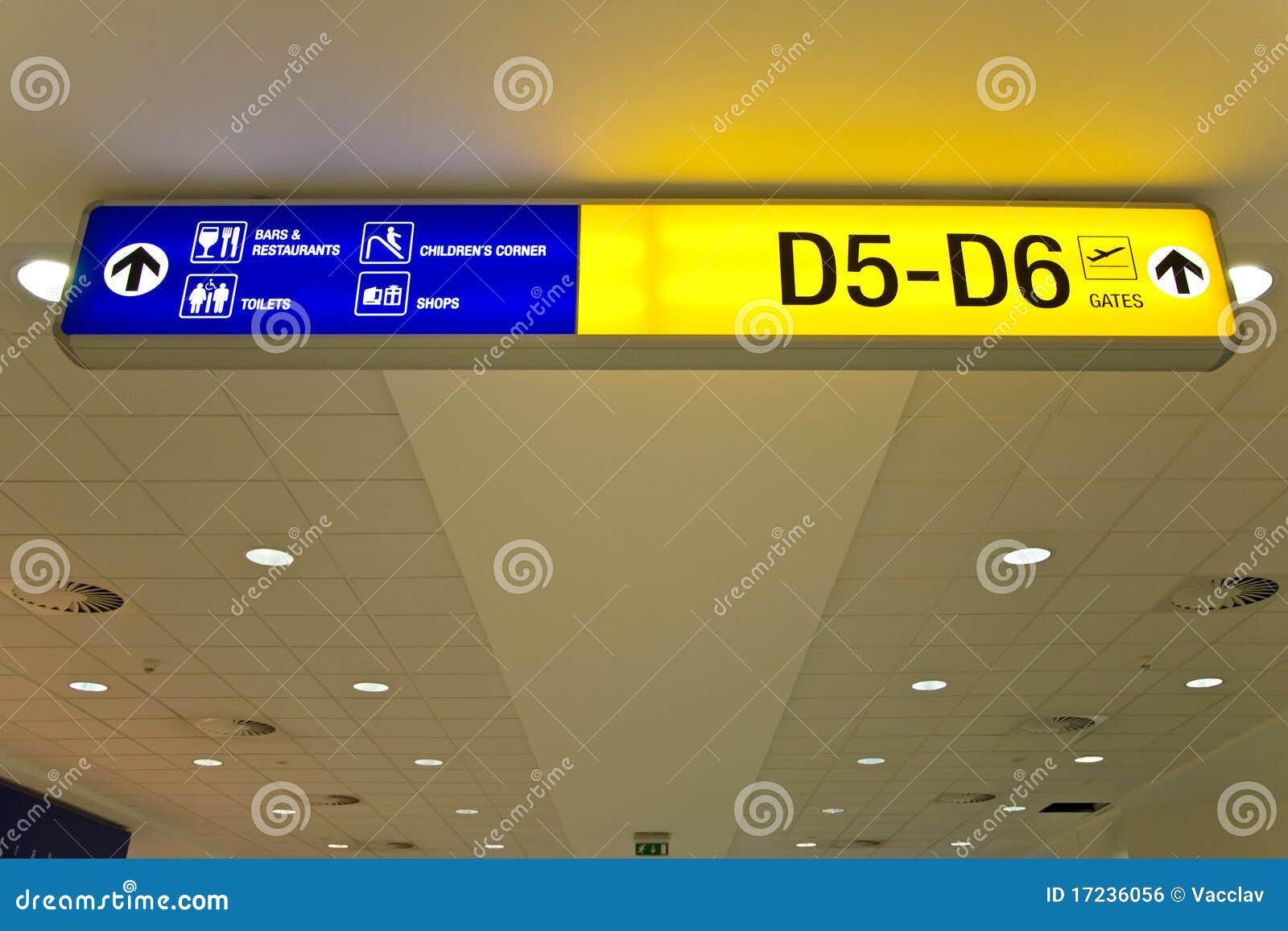 Airport direction sign stock photo. Image of board, isotype - 17236056