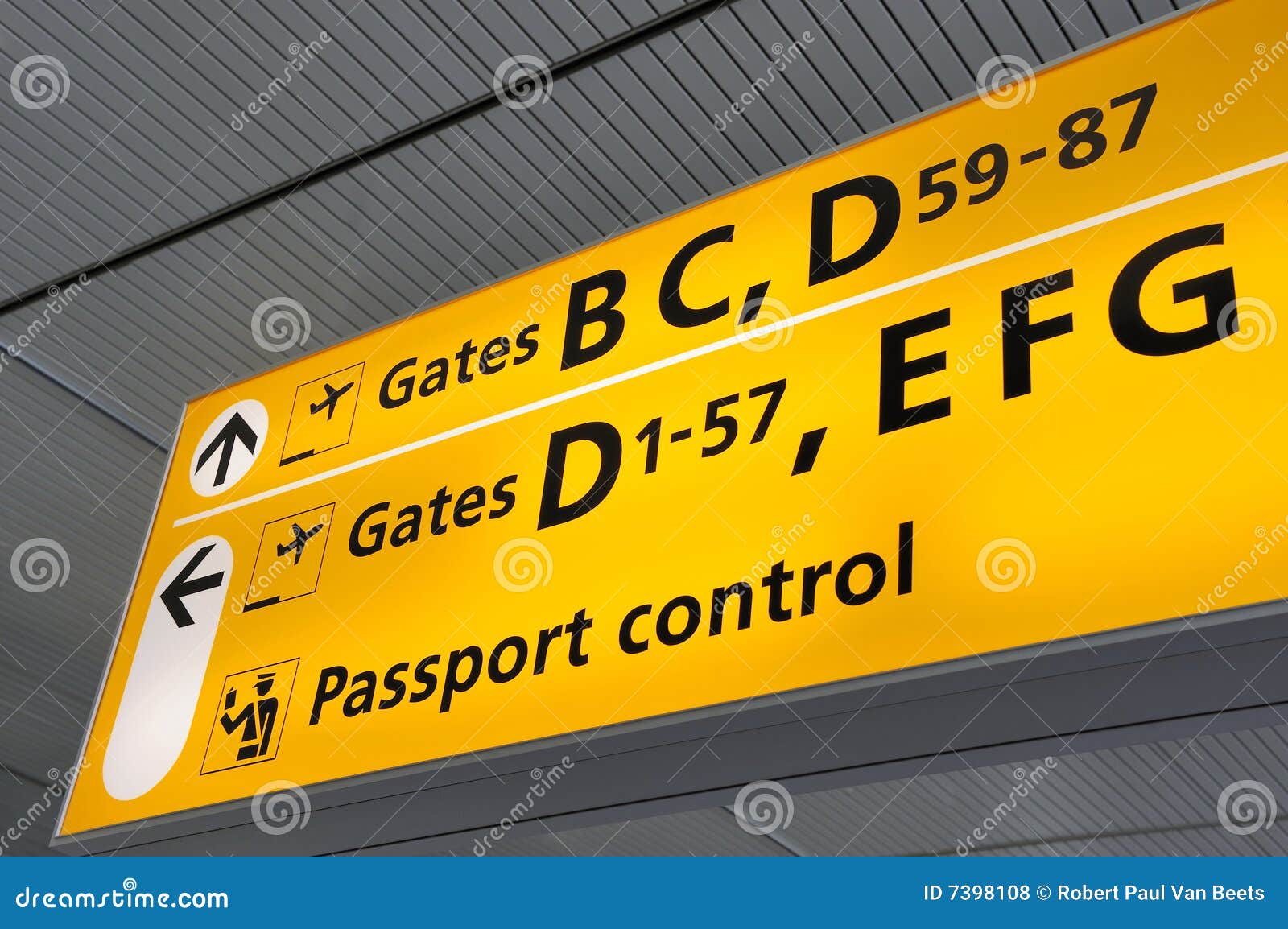 Airport direction sign stock photo. Image of entrance - 7398108