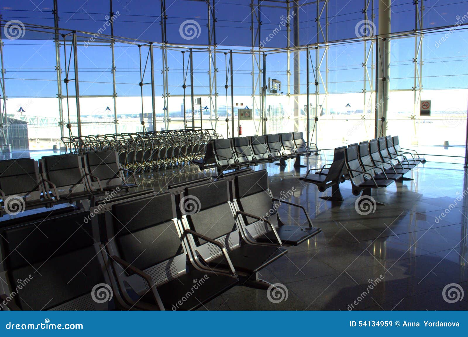 Airport empty lounge stock image. Image of empty, boardroom - 54134959